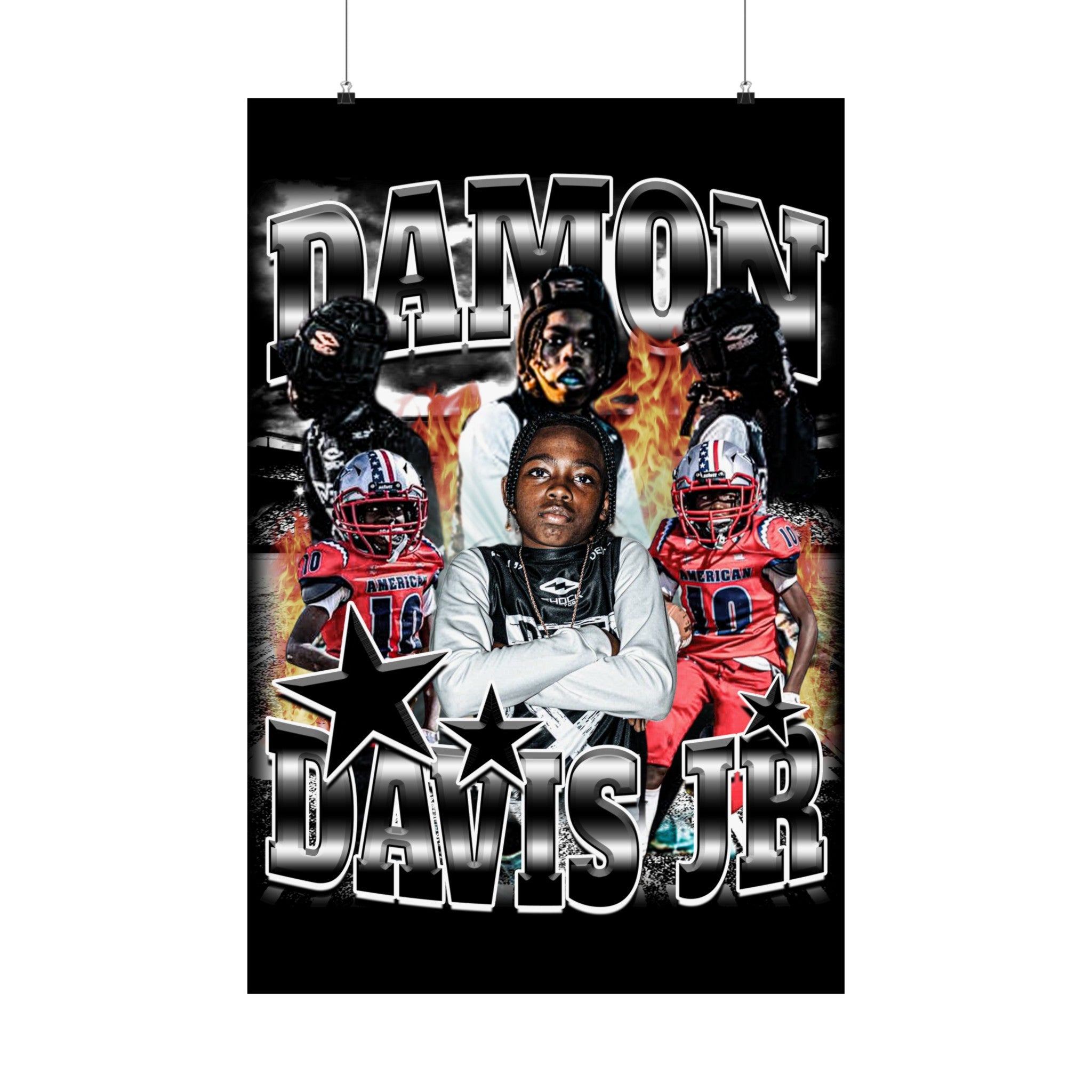 Damon Davis JR Poster 24" x 36" – Hometown Hero