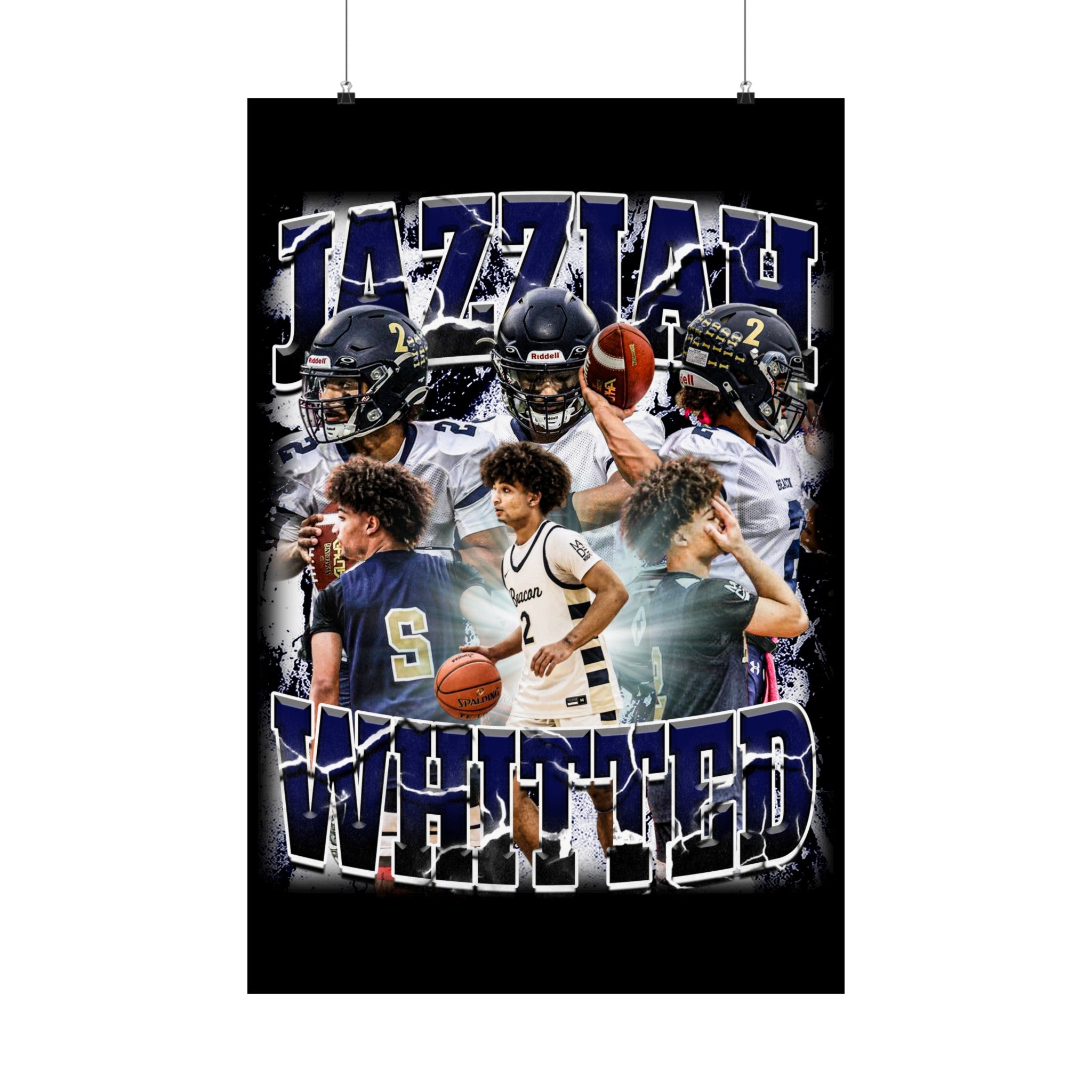 Jazziah Whitted Poster 24" x 36" – Hometown Hero