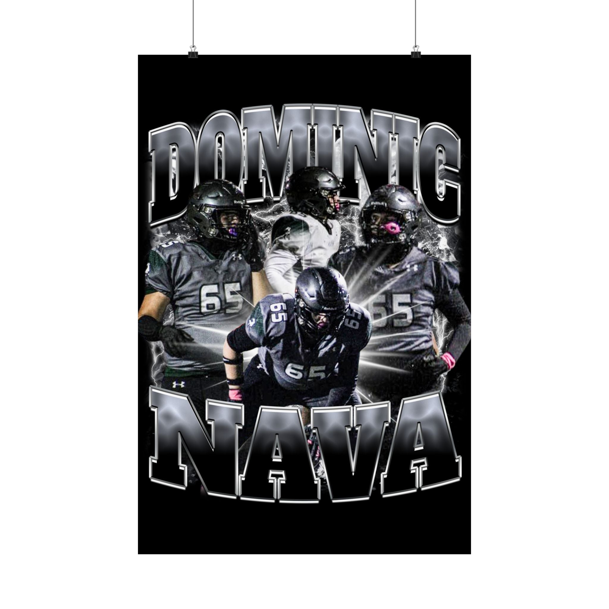 Dominic Nava Poster 24" x 36" – Hometown Hero