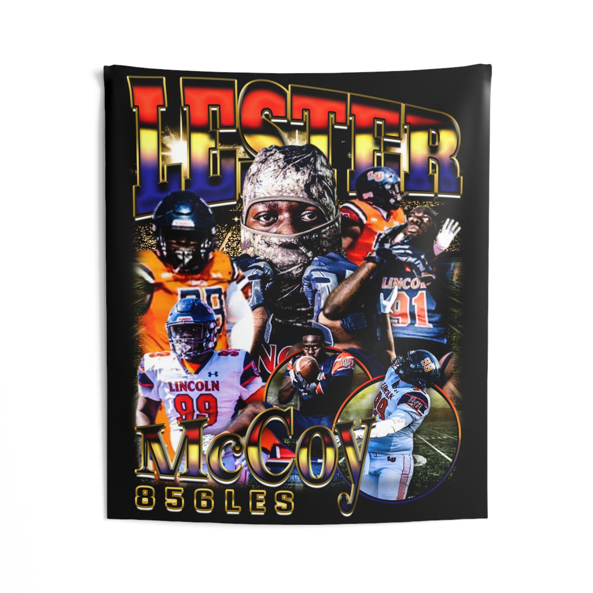 Lester Mccoy Tapestry 50” x 60” – Hometown Hero