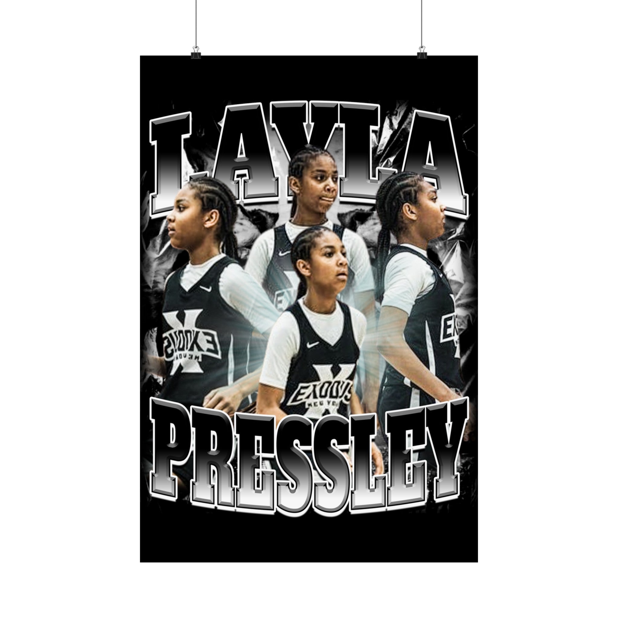 Layla Pressley Poster 24" x 36" – Hometown Hero