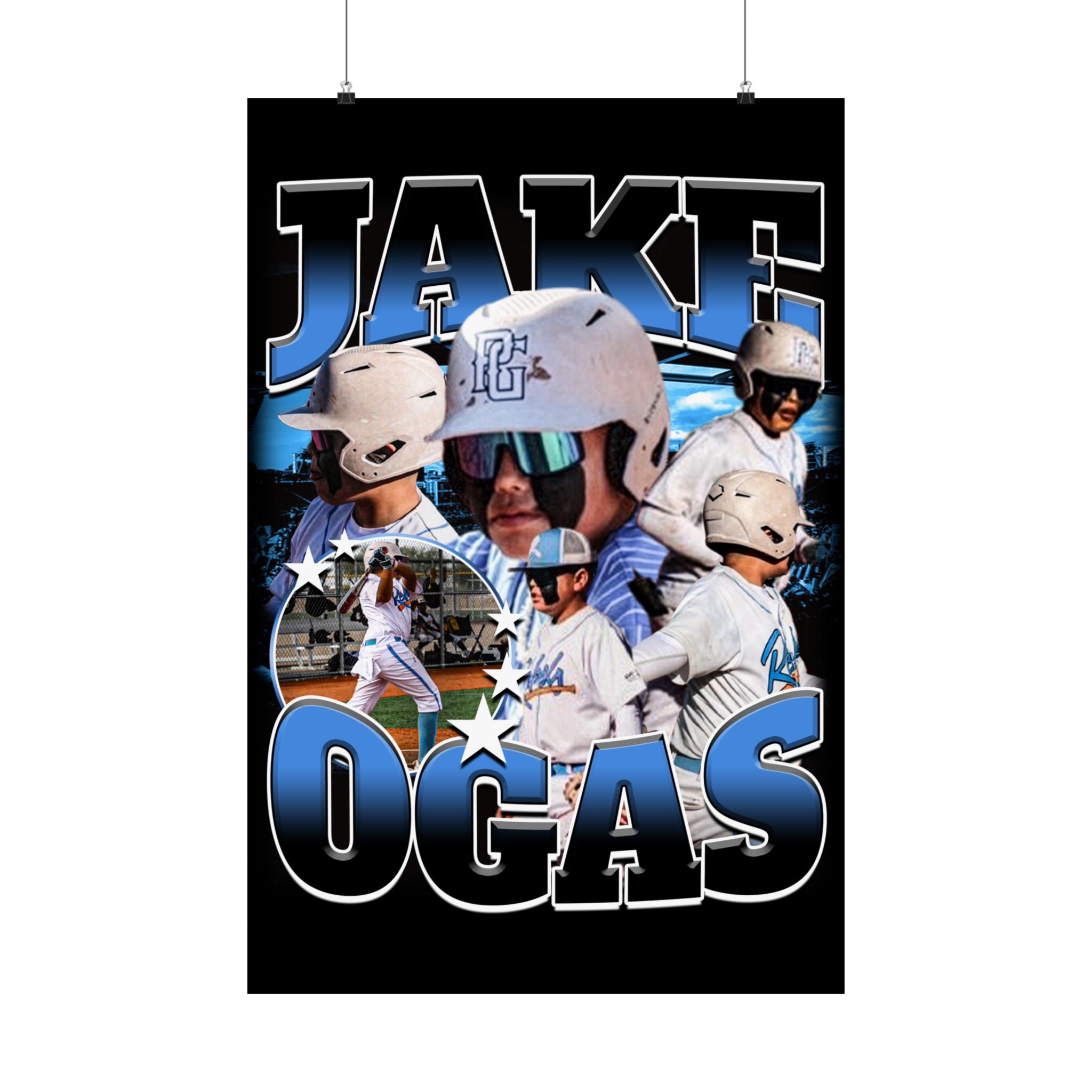 Jake Ogas Poster 24" x 36" – Hometown Hero