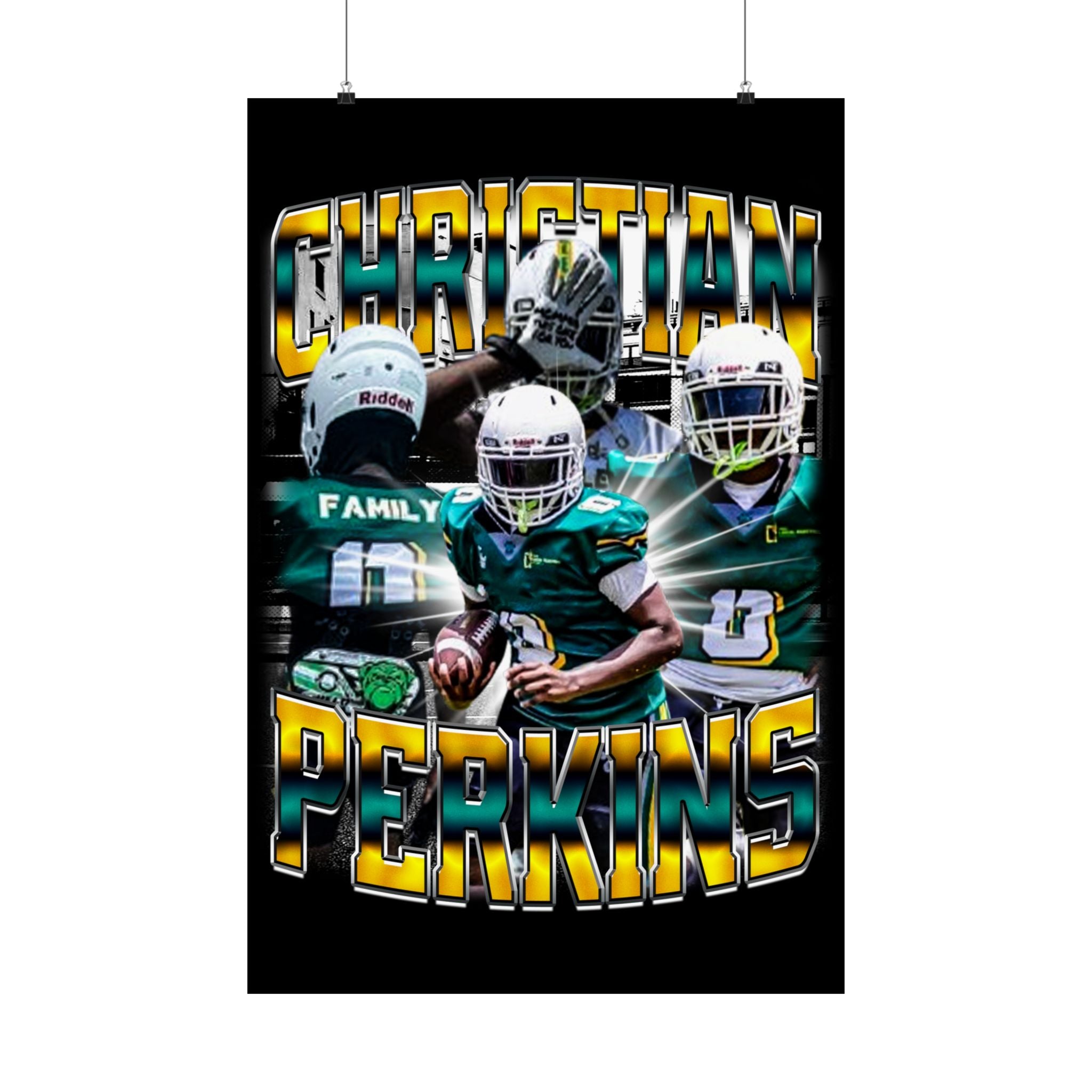Christian Perkins Poster 24" x 36" – Hometown Hero