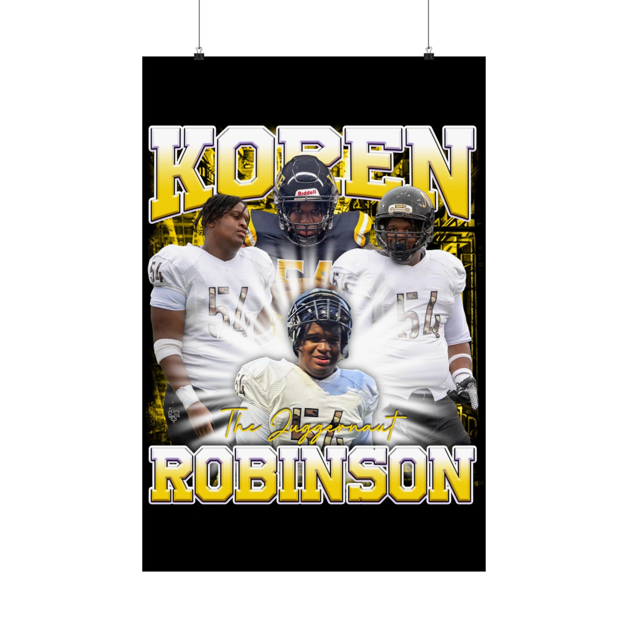 Koren Robinson Poster 24" x 36" – Hometown Hero