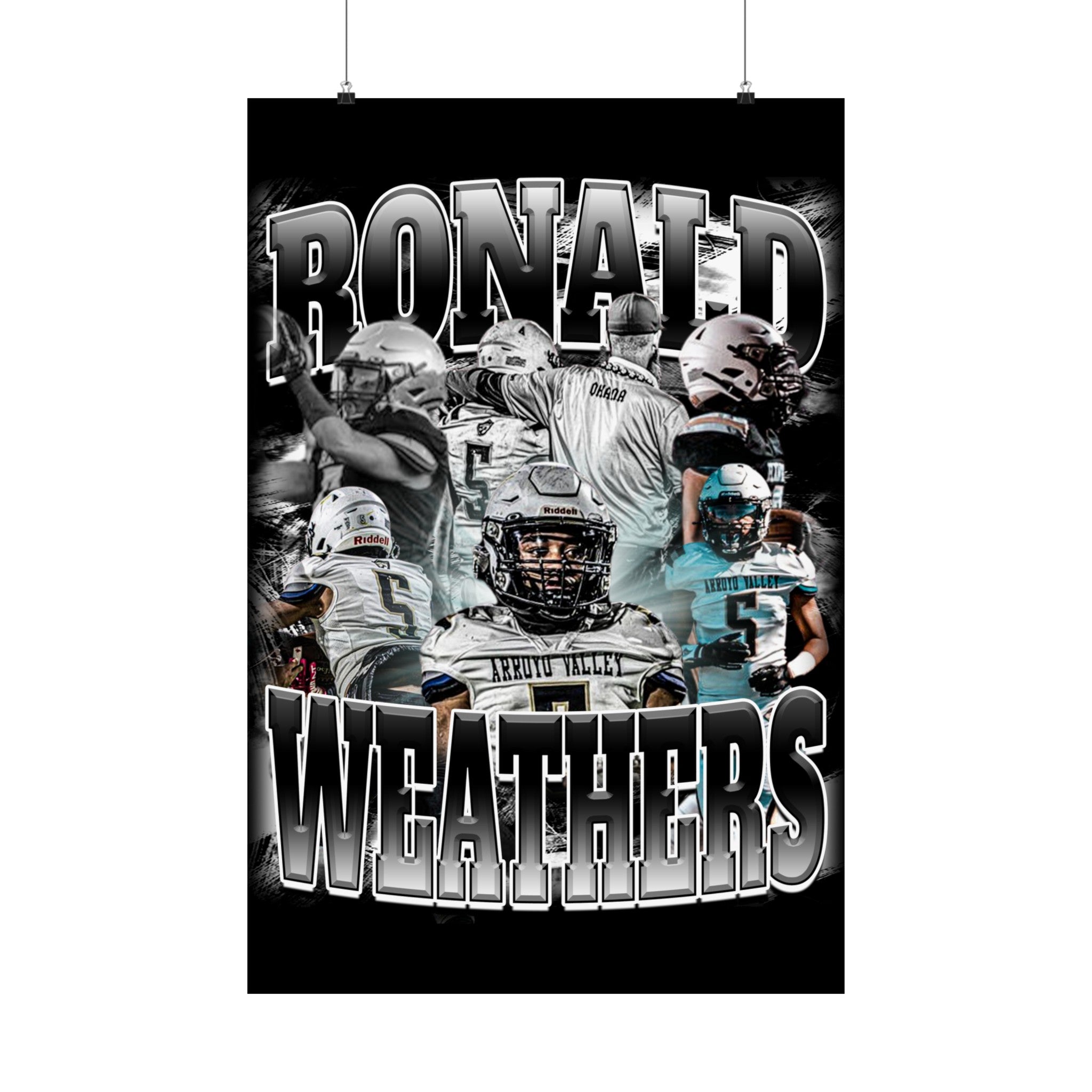 Ronald Weathers Poster 24" x 36" – Hometown Hero