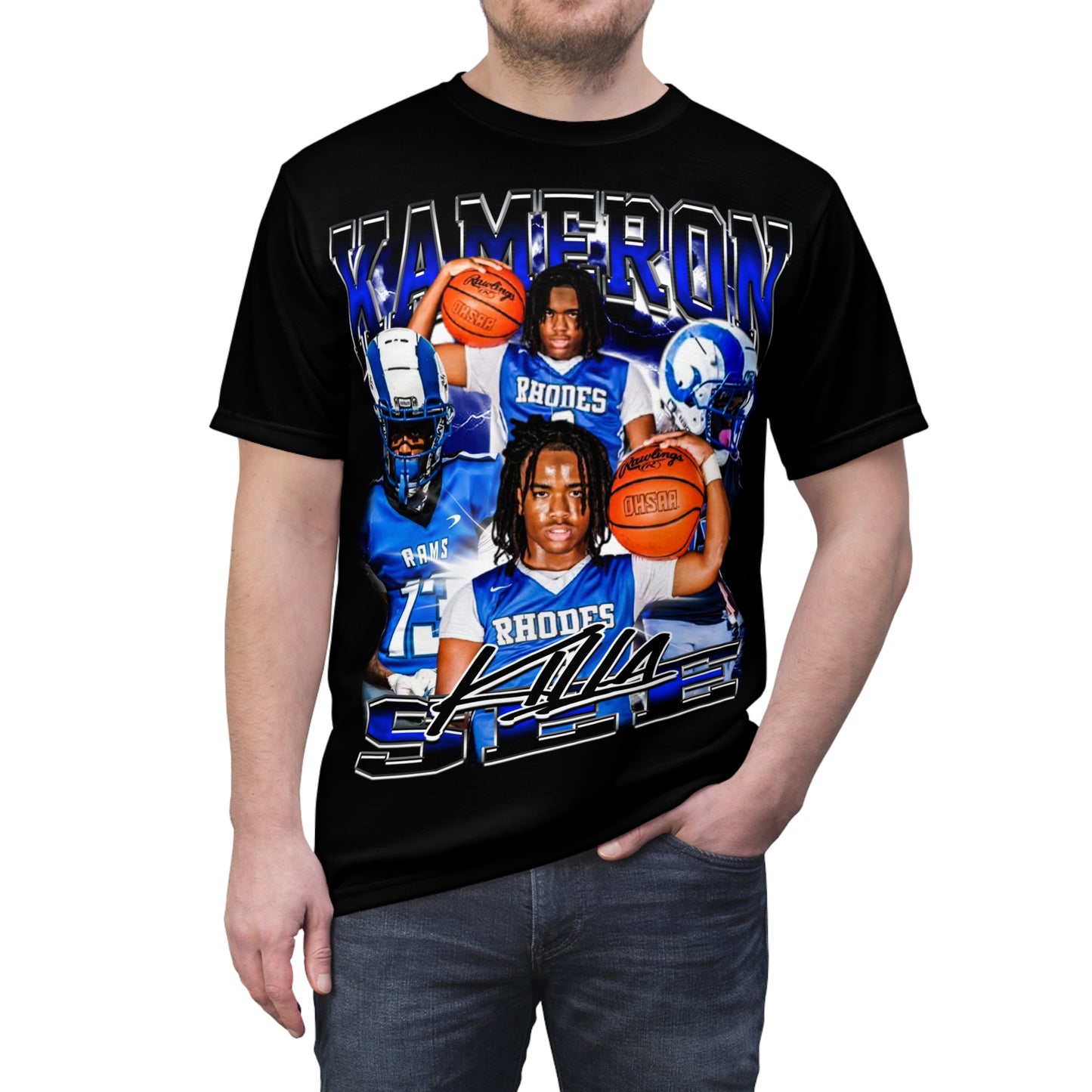 Kameron See Vintage Full Print Tee – Hometown Hero
