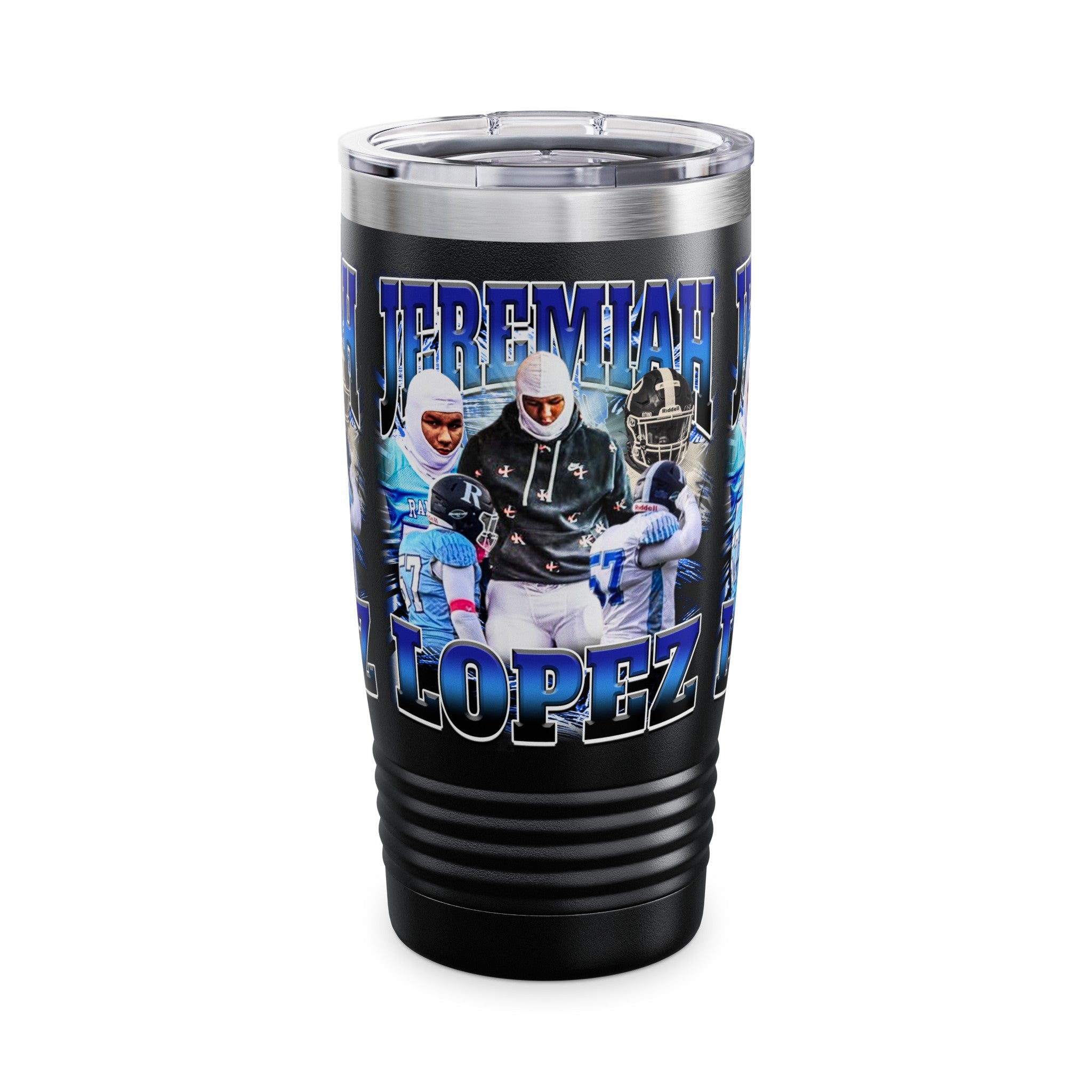 Jeremiah Lopez Stainless Steal Tumbler – Hometown Hero