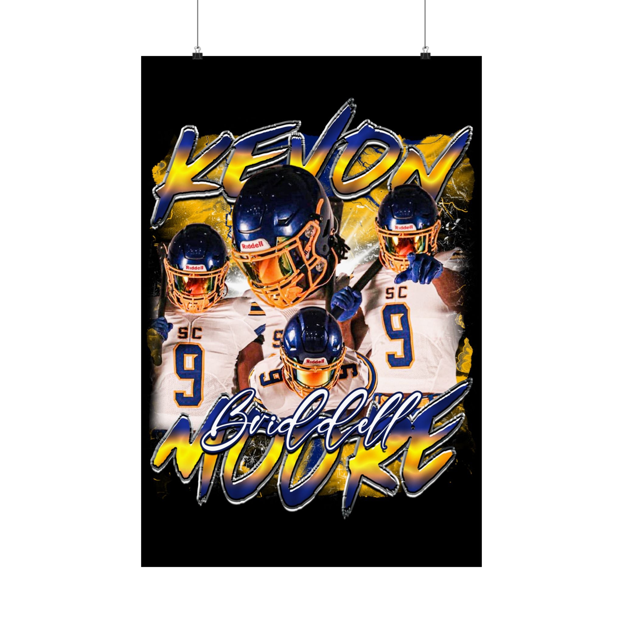 Kevon Moore Poster 24" x 36" – Hometown Hero