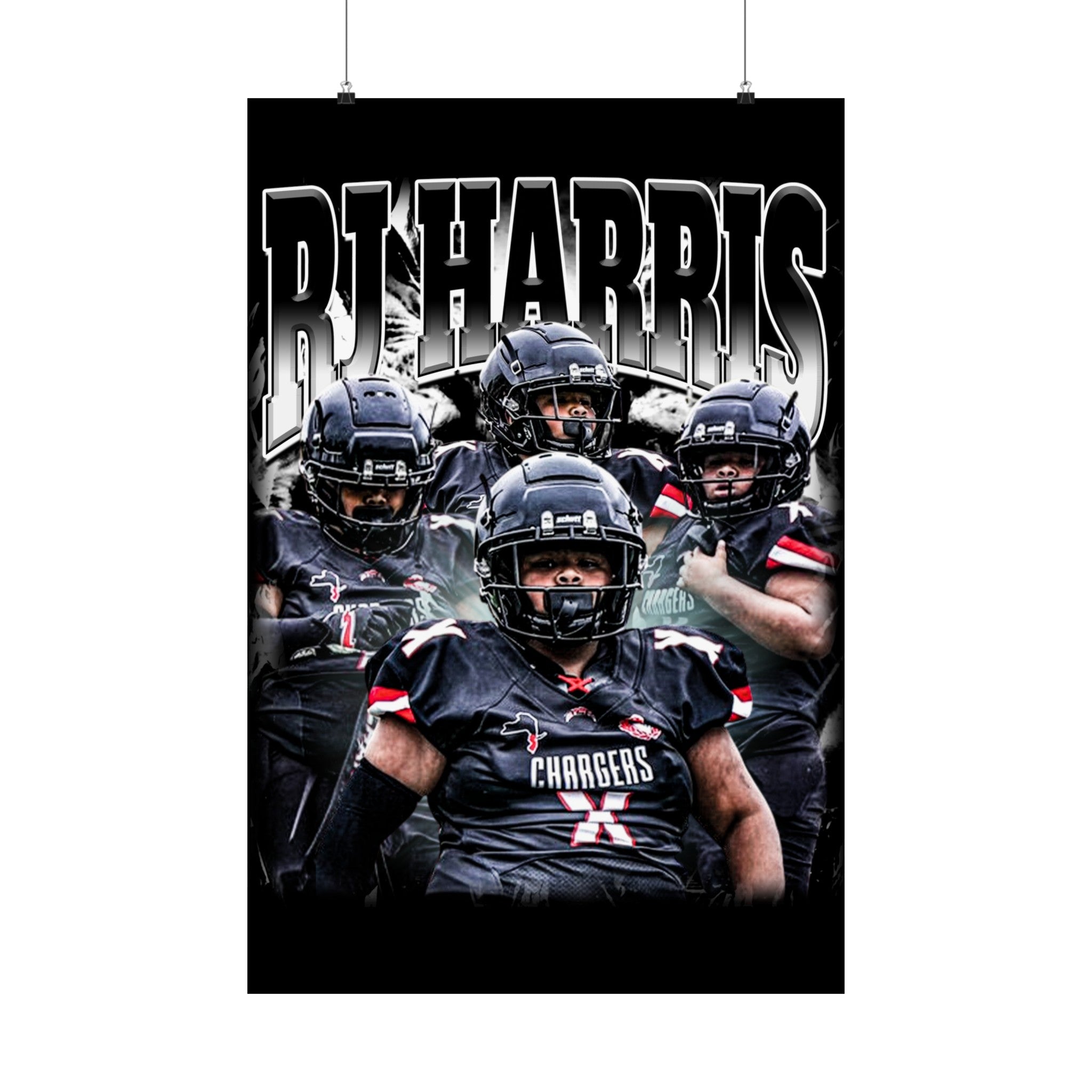 Rj Harris Poster 24" x 36" – Hometown Hero