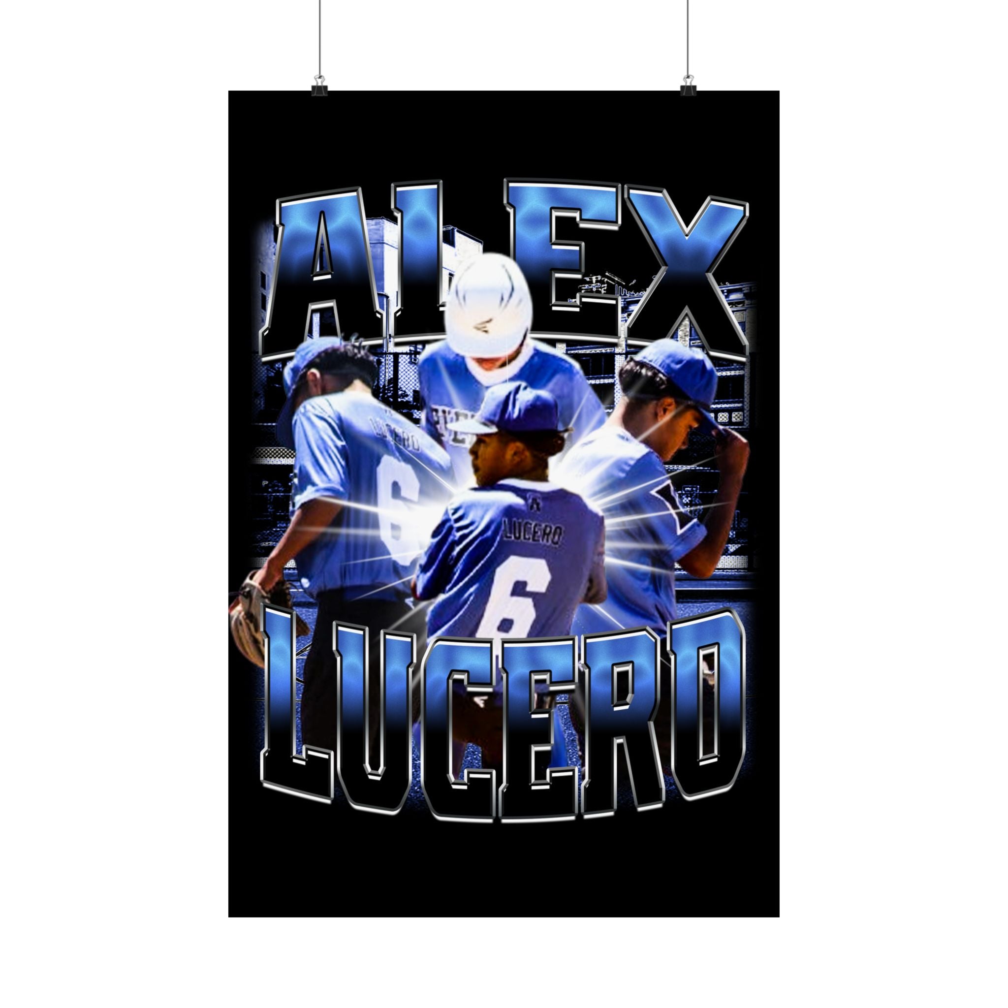 Alex Lucero Poster 24" x 36" – Hometown Hero