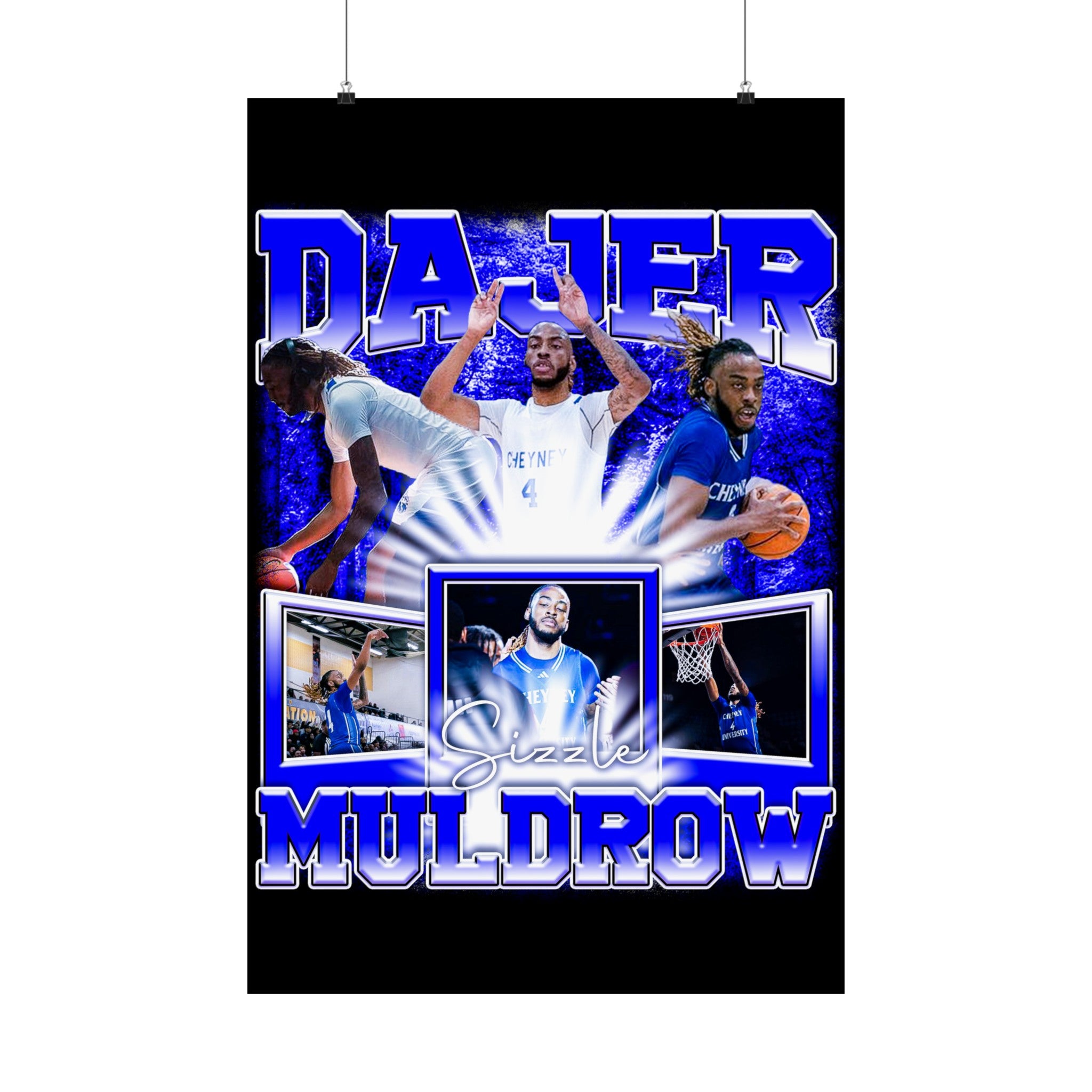 Dajer Muldrow Poster 24" x 36" – Hometown Hero