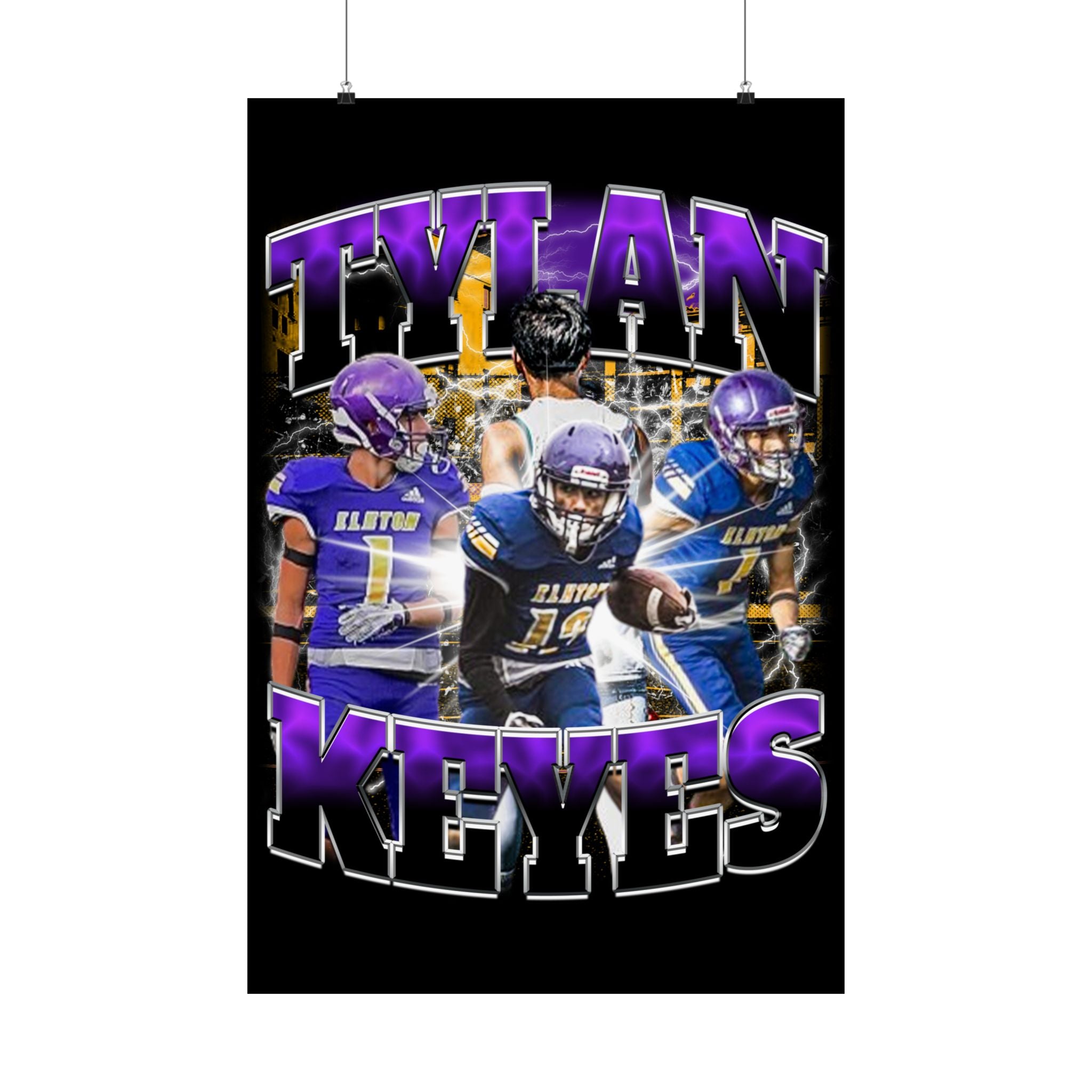 Tylan Keyes Poster 24" x 36" – Hometown Hero