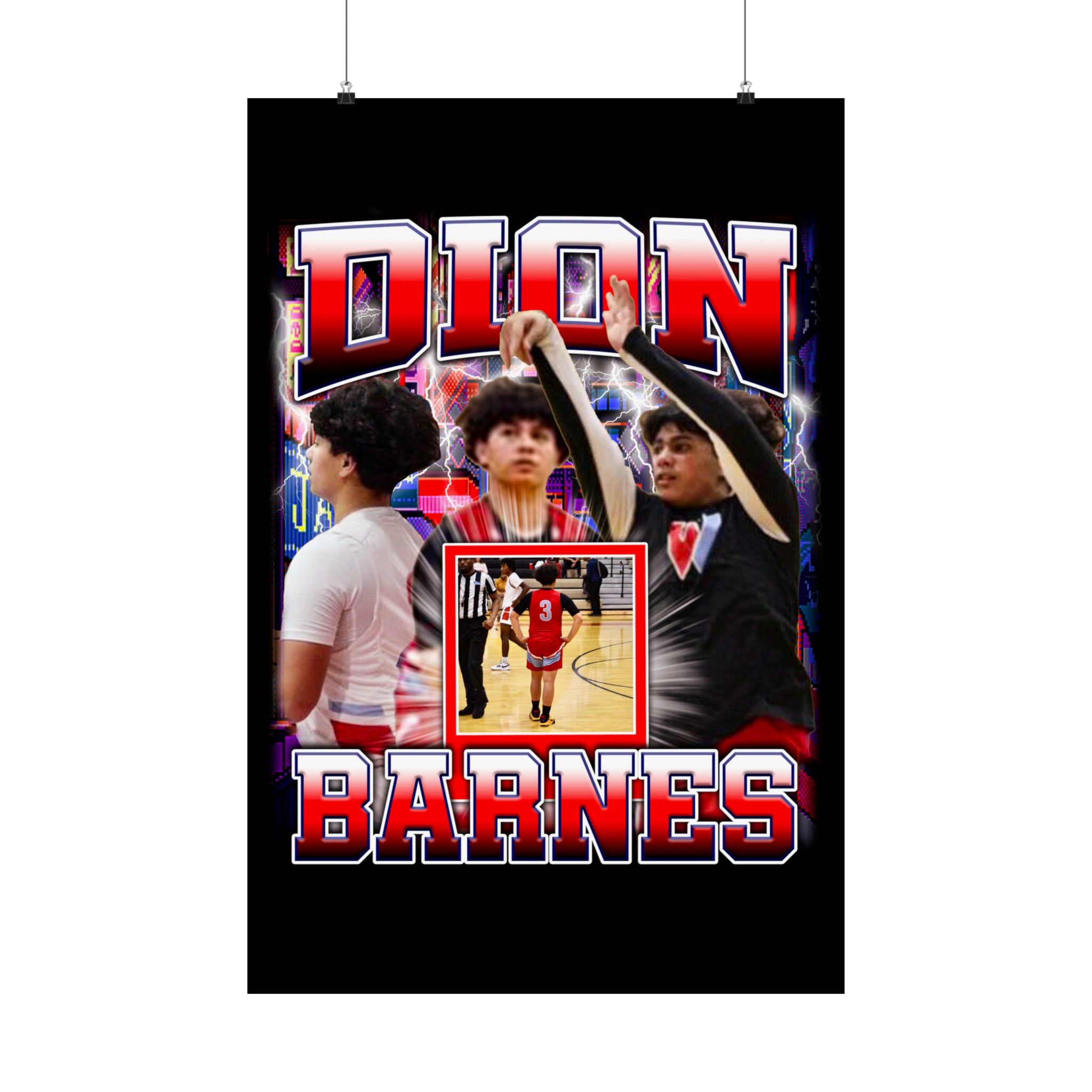 Dion Barnes Poster – Hometown Hero