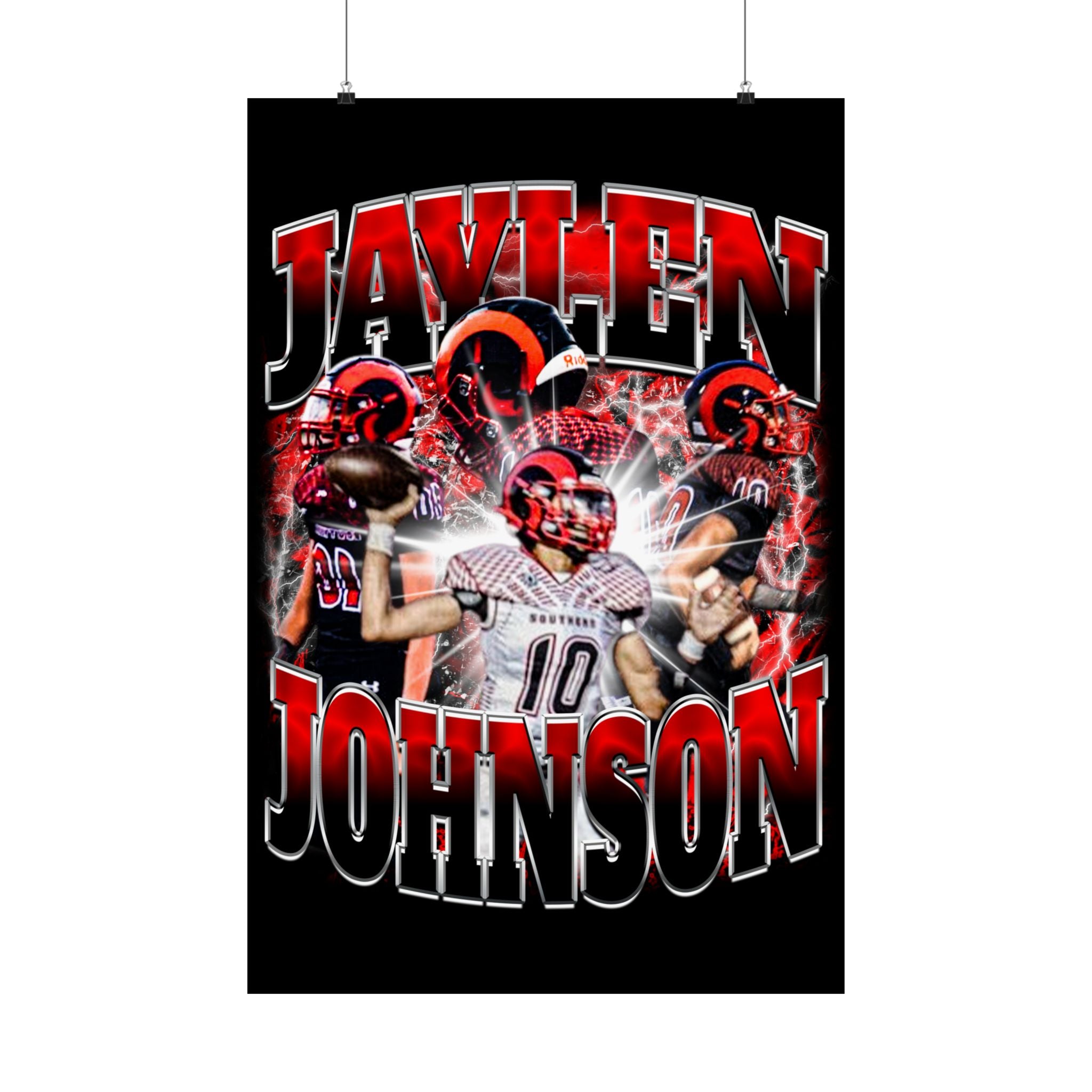 Jaylen Johnson Poster 24" x 36" – Hometown Hero
