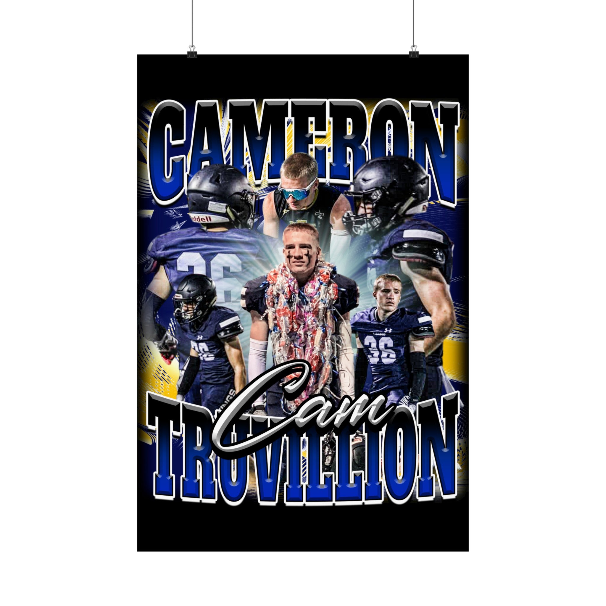 Cameron Truvillion Poster 24" x 36" – Hometown Hero