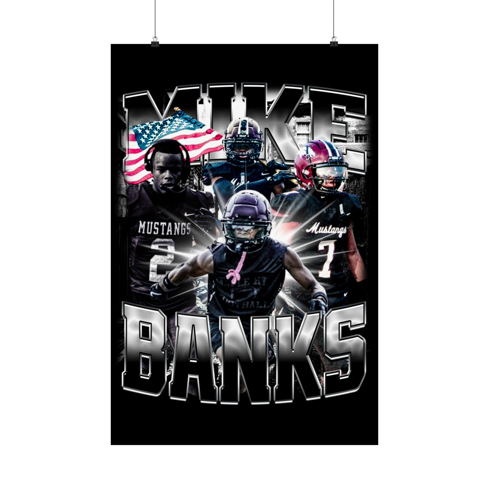 Mike Banks Poster 24" x 36" – Hometown Hero