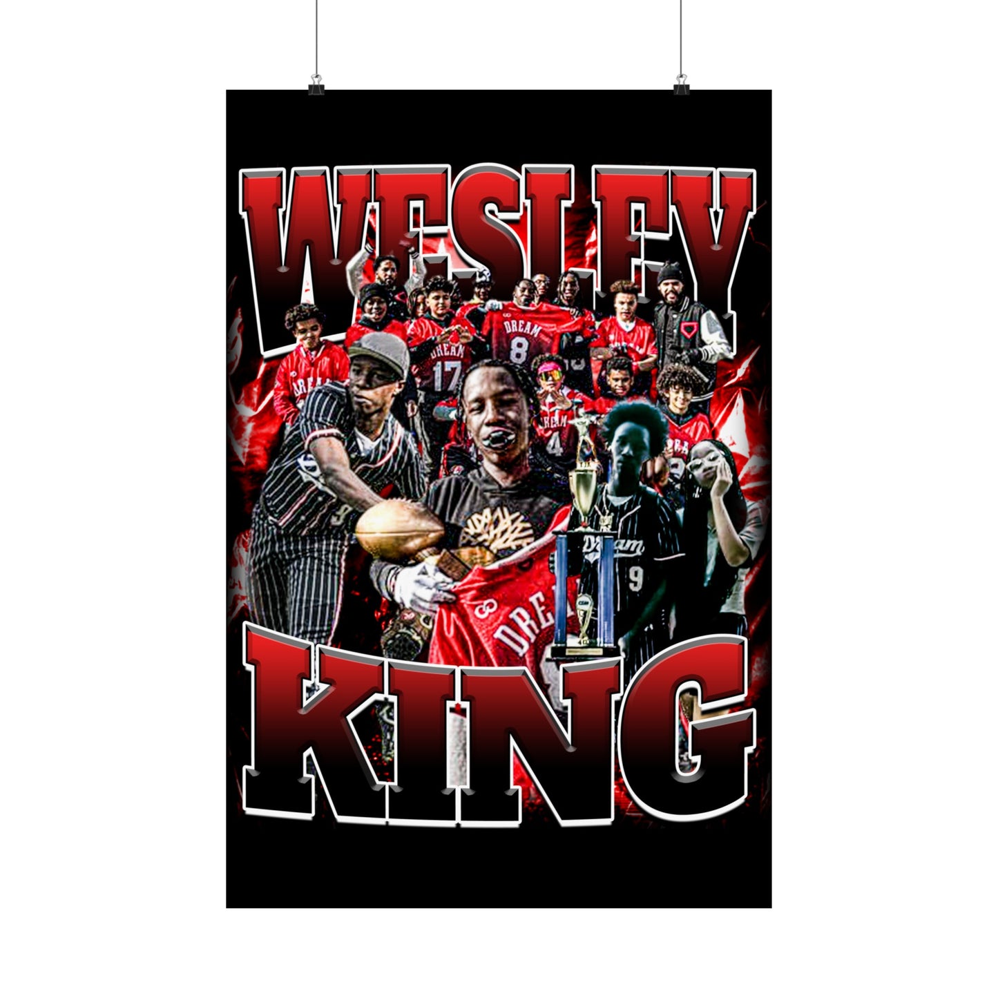 Wesley King Poster 24" x 36" – Hometown Hero