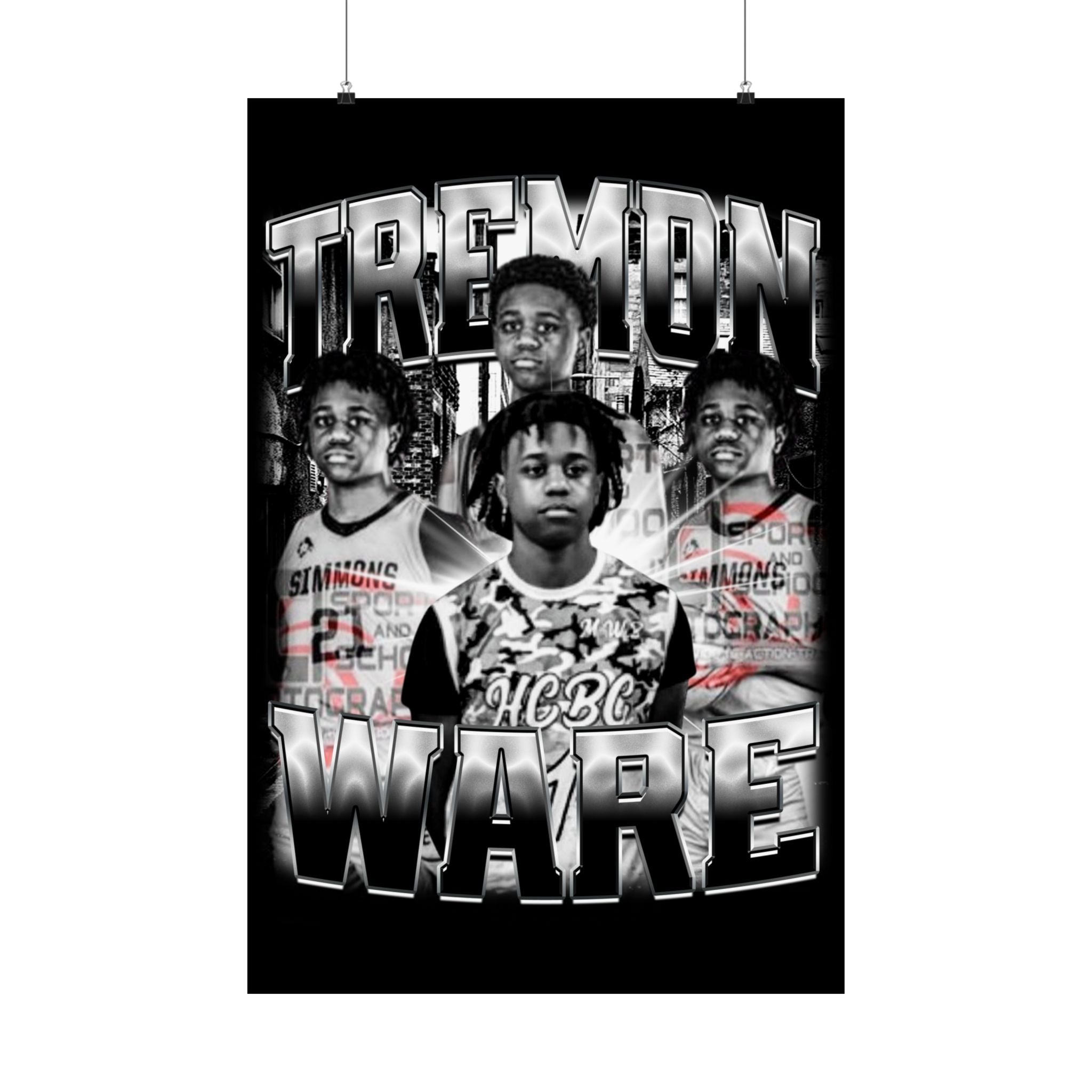 Tremon Ware Poster 24" x 36" – Hometown Hero