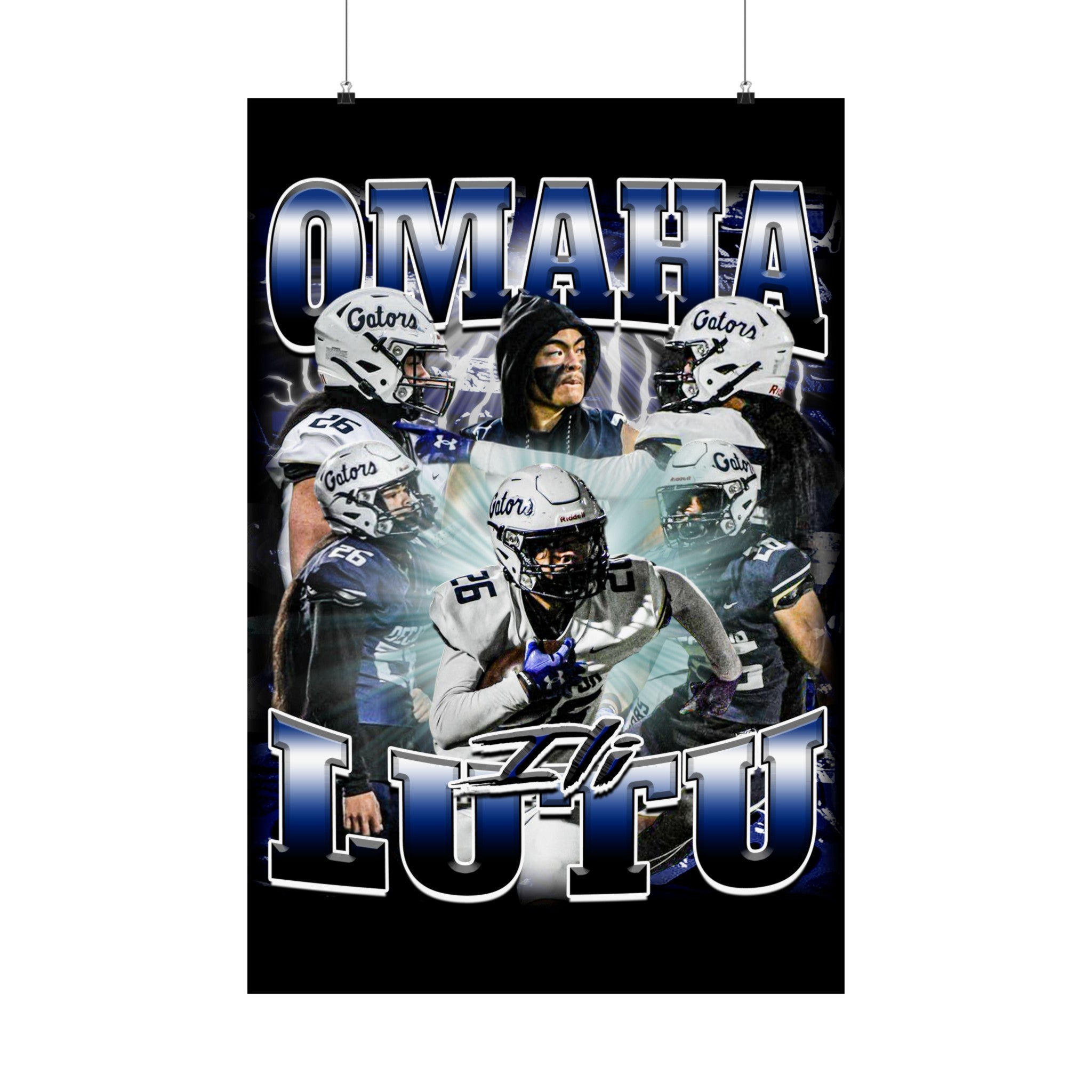 Omaha Lutu Poster 24" x 36" – Hometown Hero