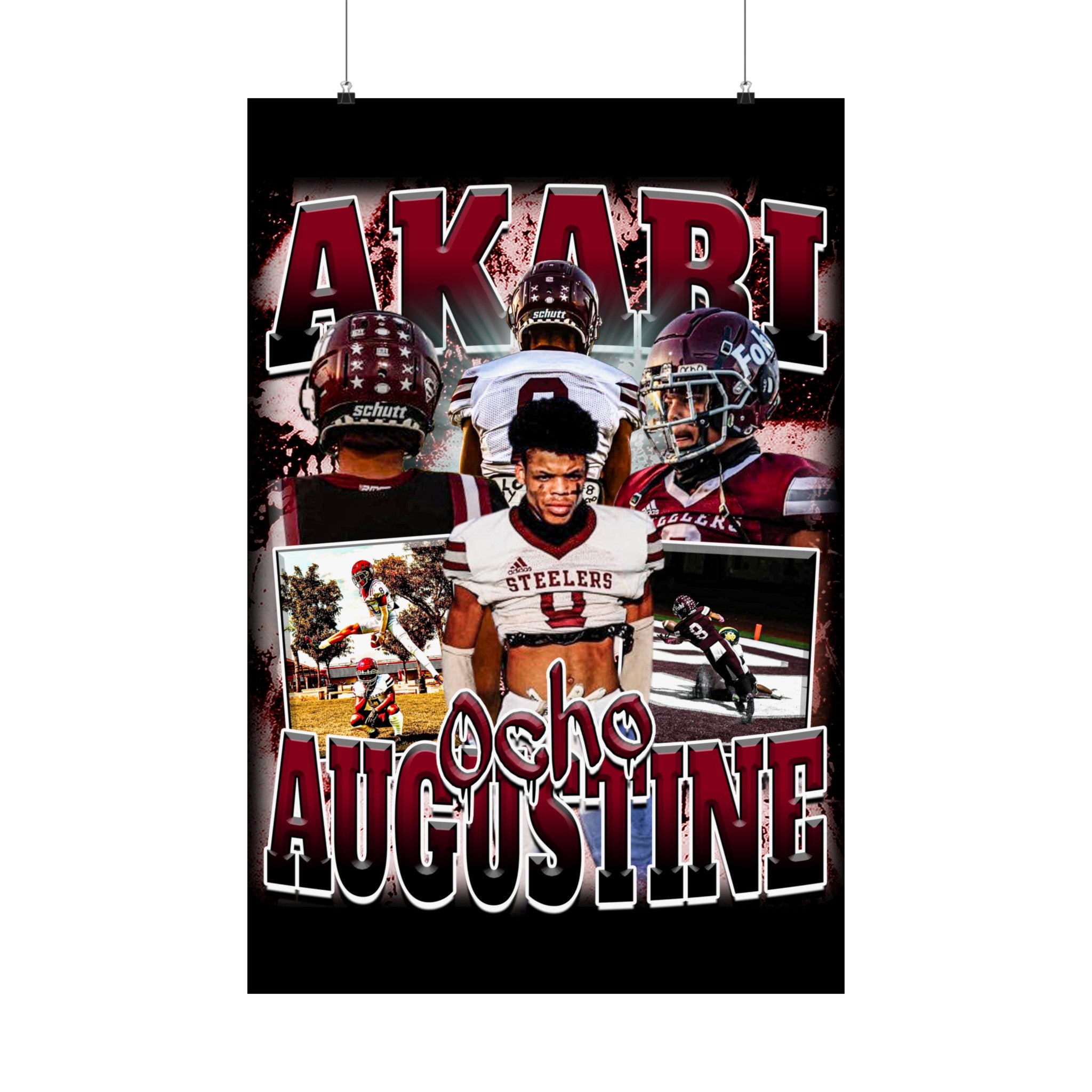 Akari Augustine Poster 24" x 36" – Hometown Hero