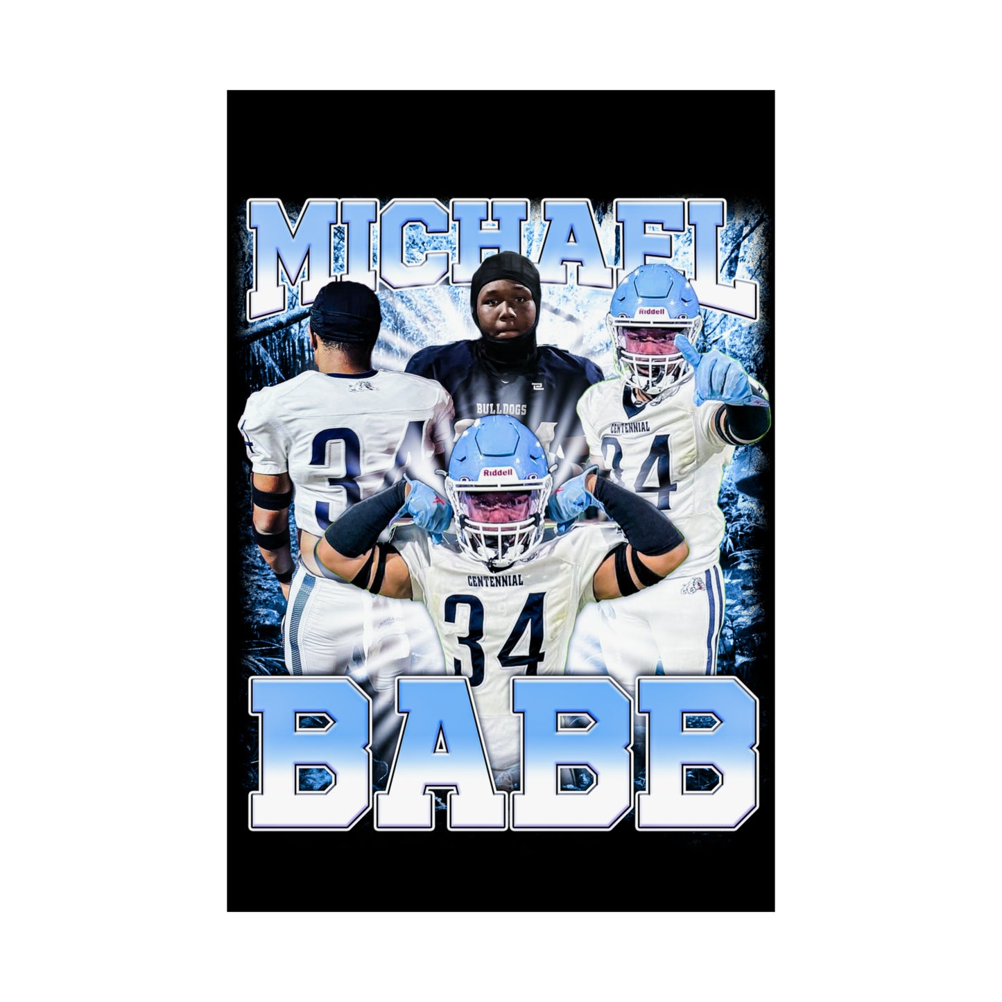 Michael Babb Poster – Hometown Hero
