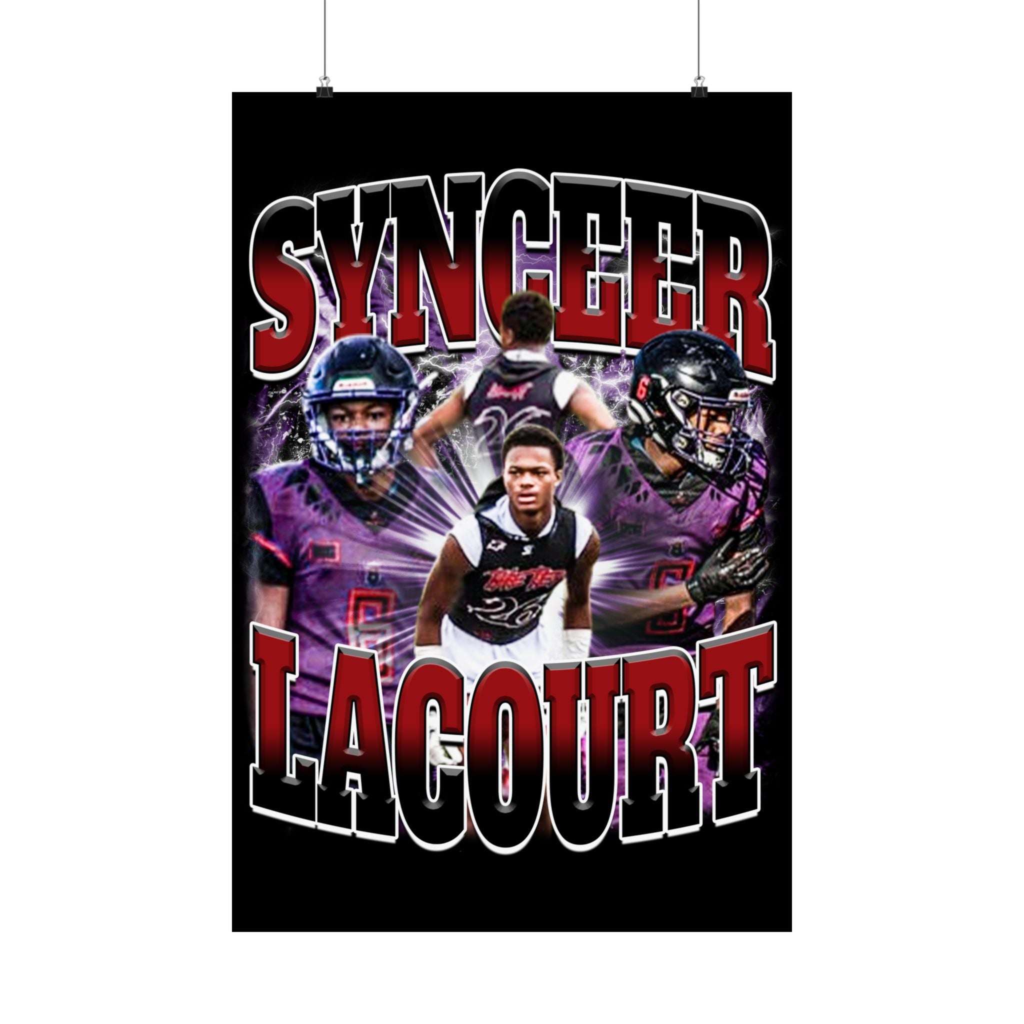 Synceer Lacourt Poster 24" x 36" – Hometown Hero