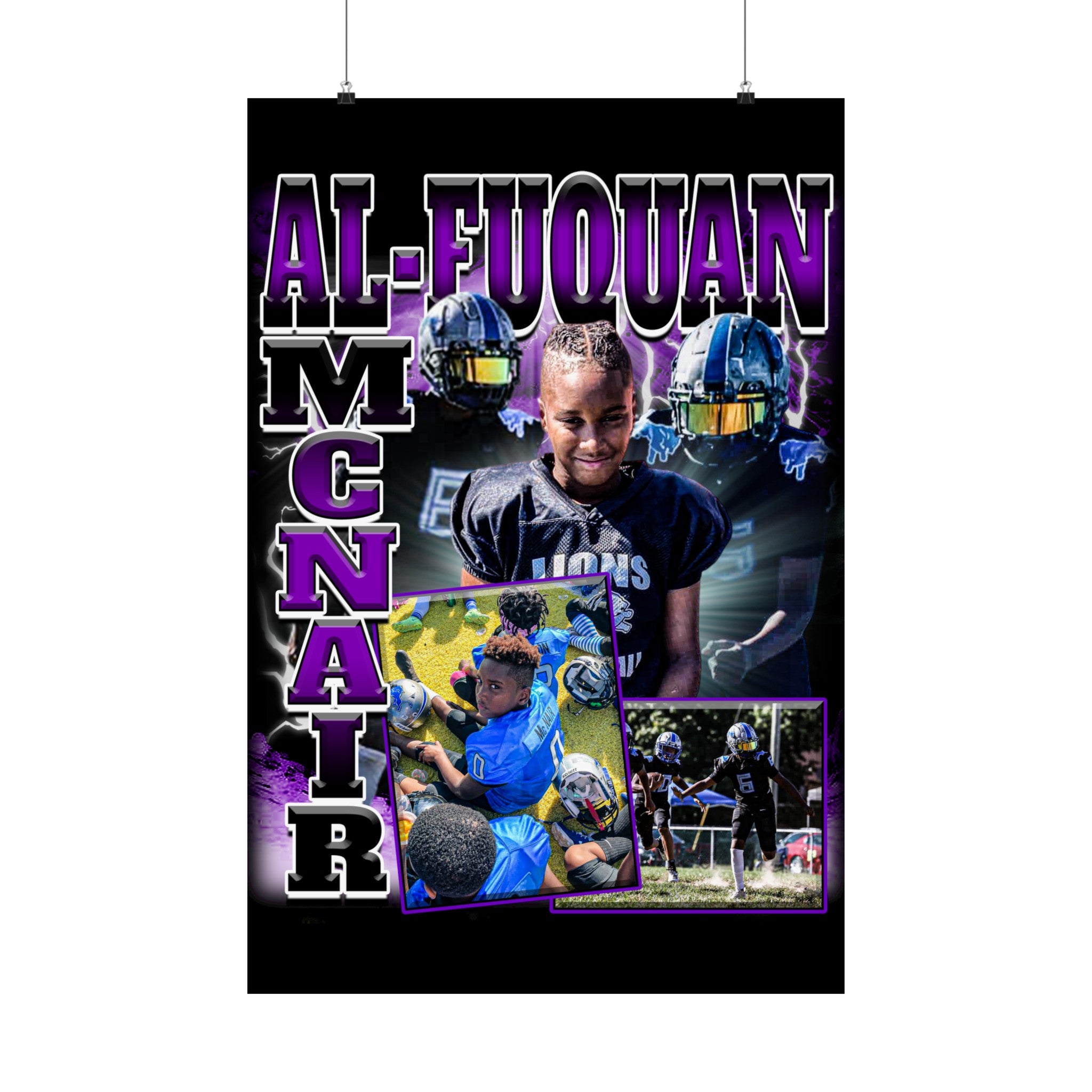 Al Fuquan Mcnair Poster 24" x 36" – Hometown Hero