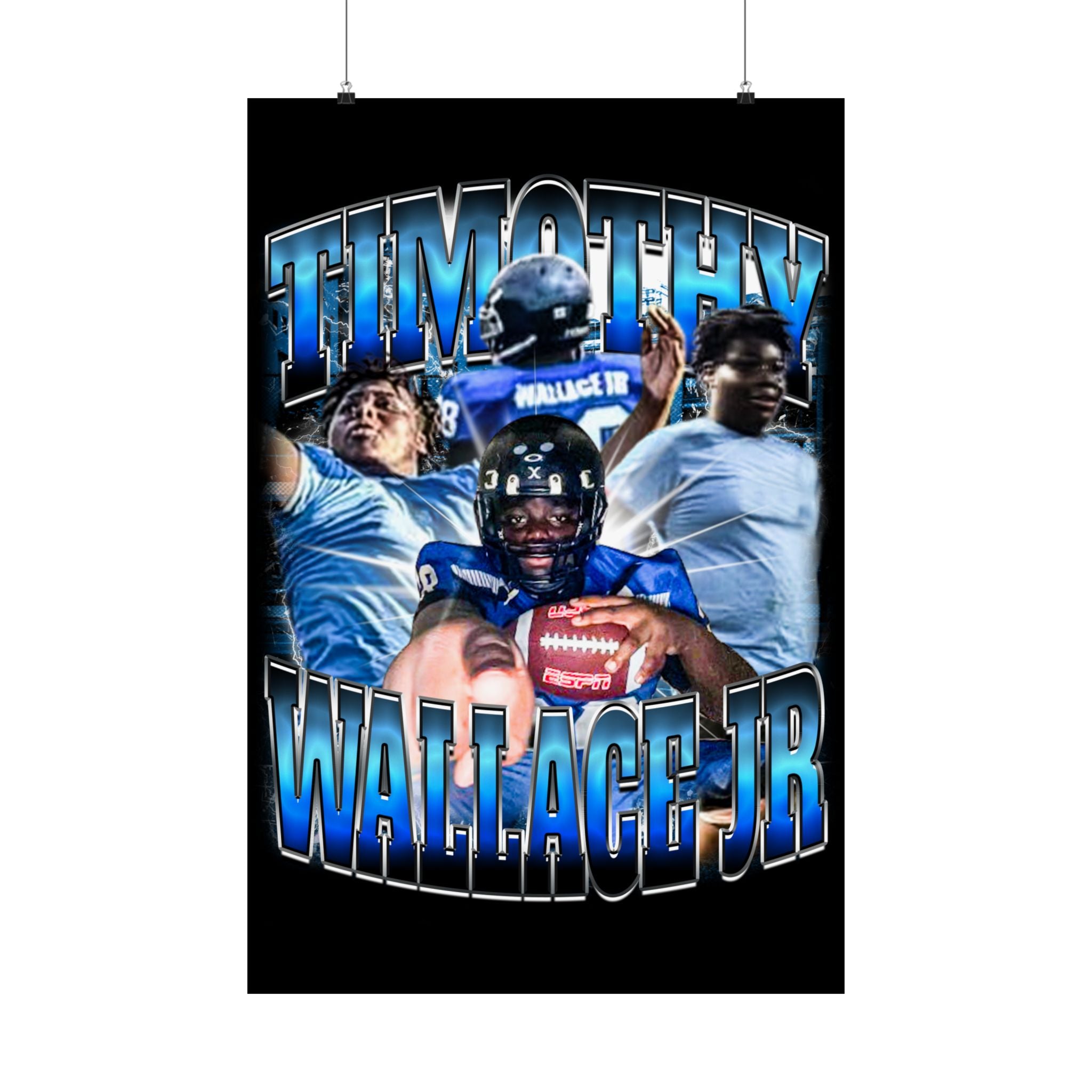 Timothy Wallace JR Poster 24" x 36" – Hometown Hero