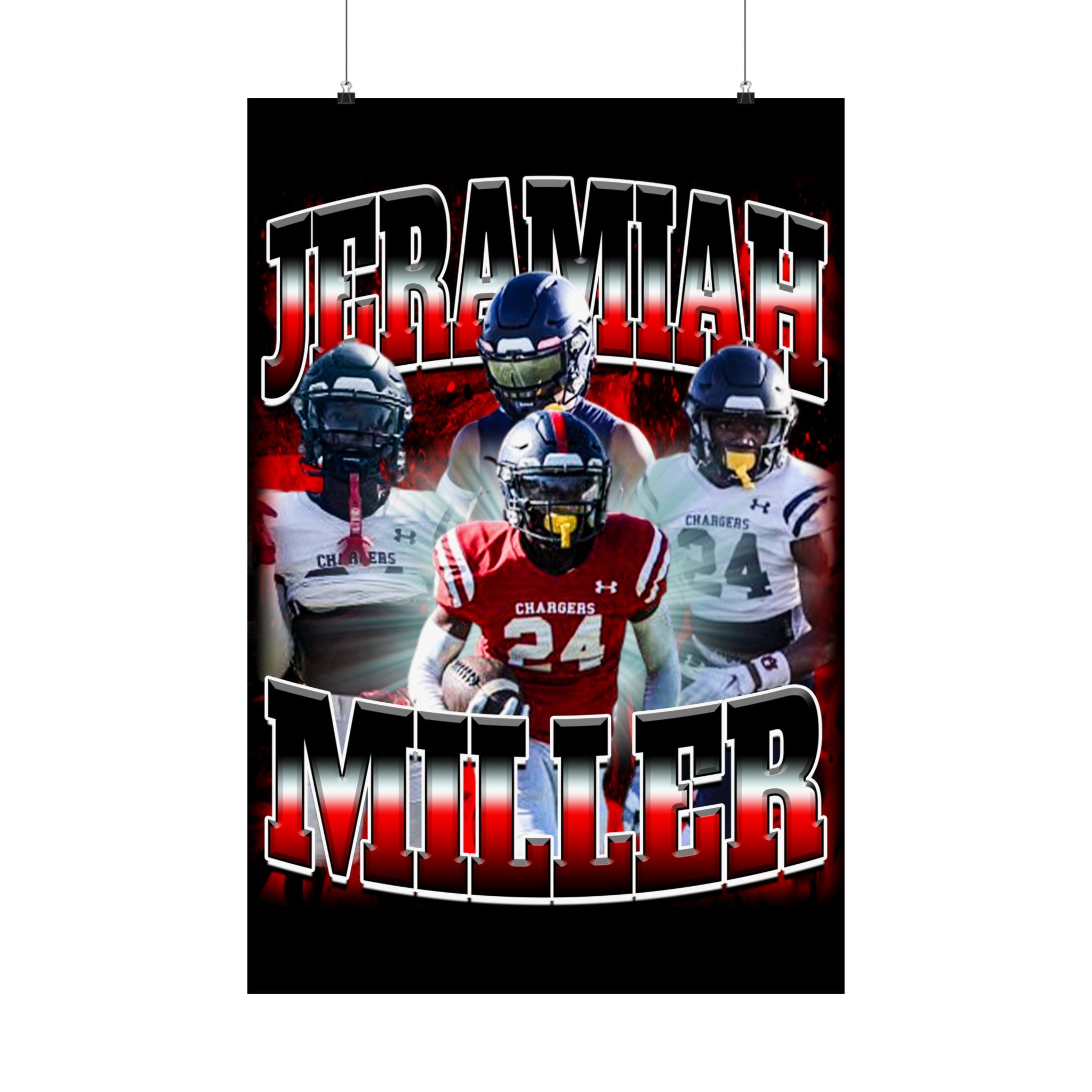 Jeramiah Miller Poster 24" x 36" – Hometown Hero