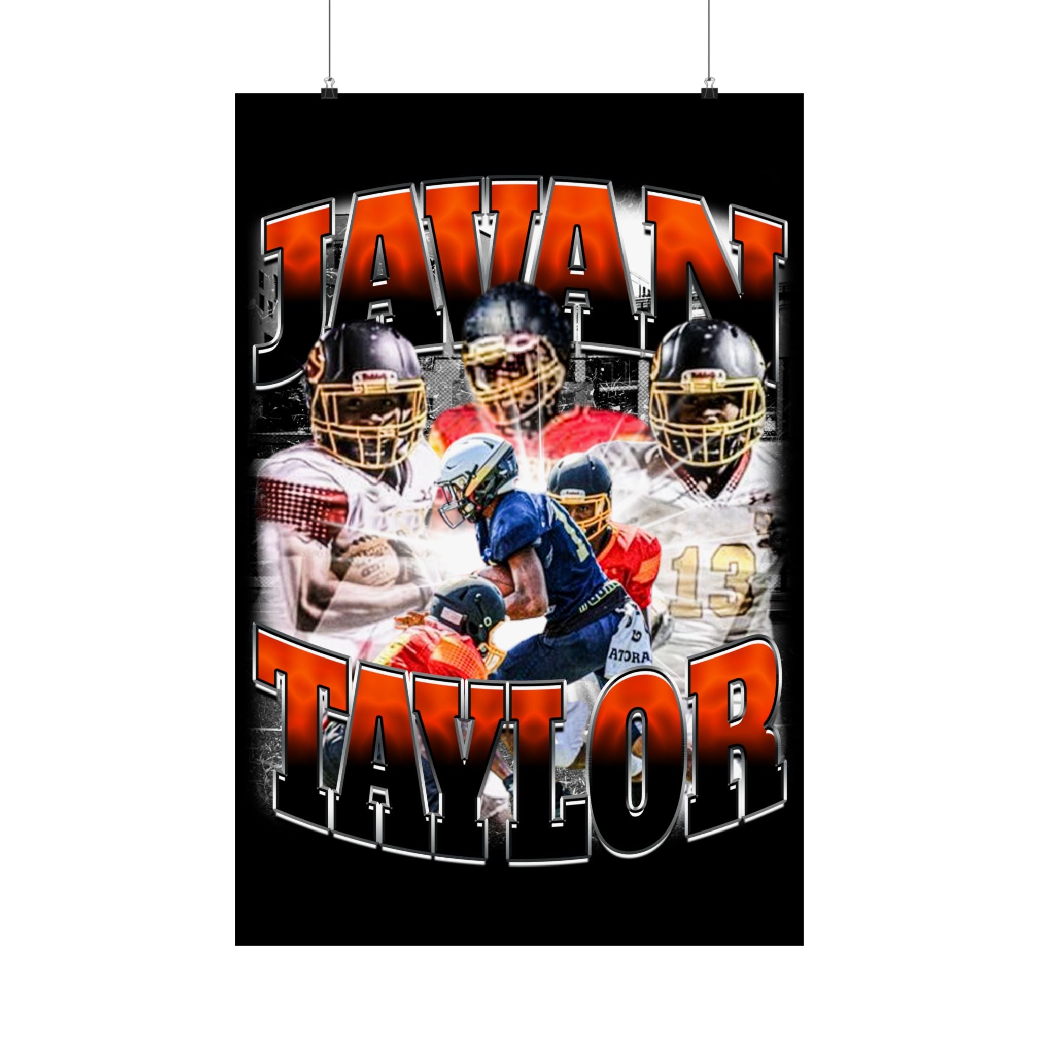 Javan Taylor Poster 24" x 36" – Hometown Hero