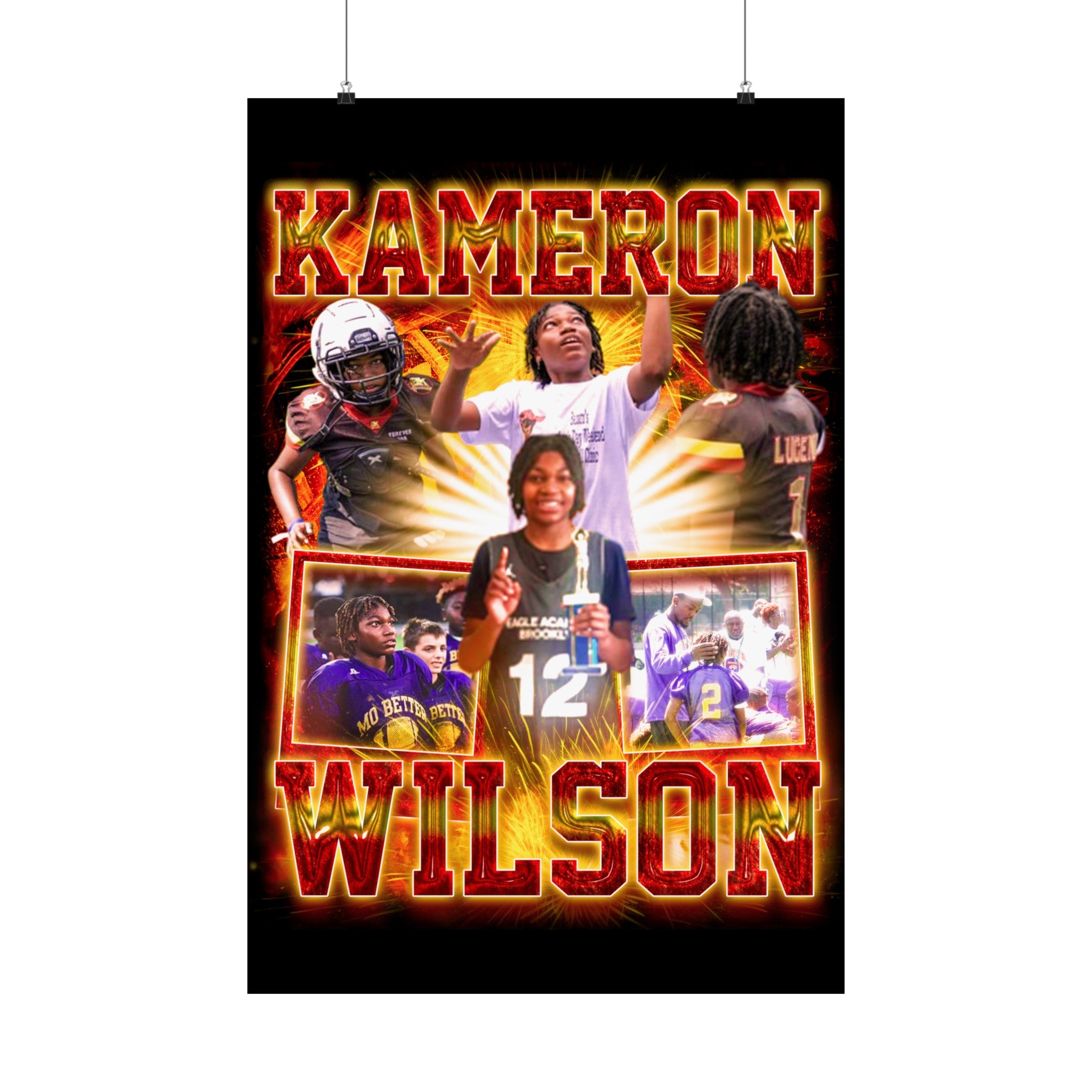 Kameron Wilson Poster 24" x 36" – Hometown Hero