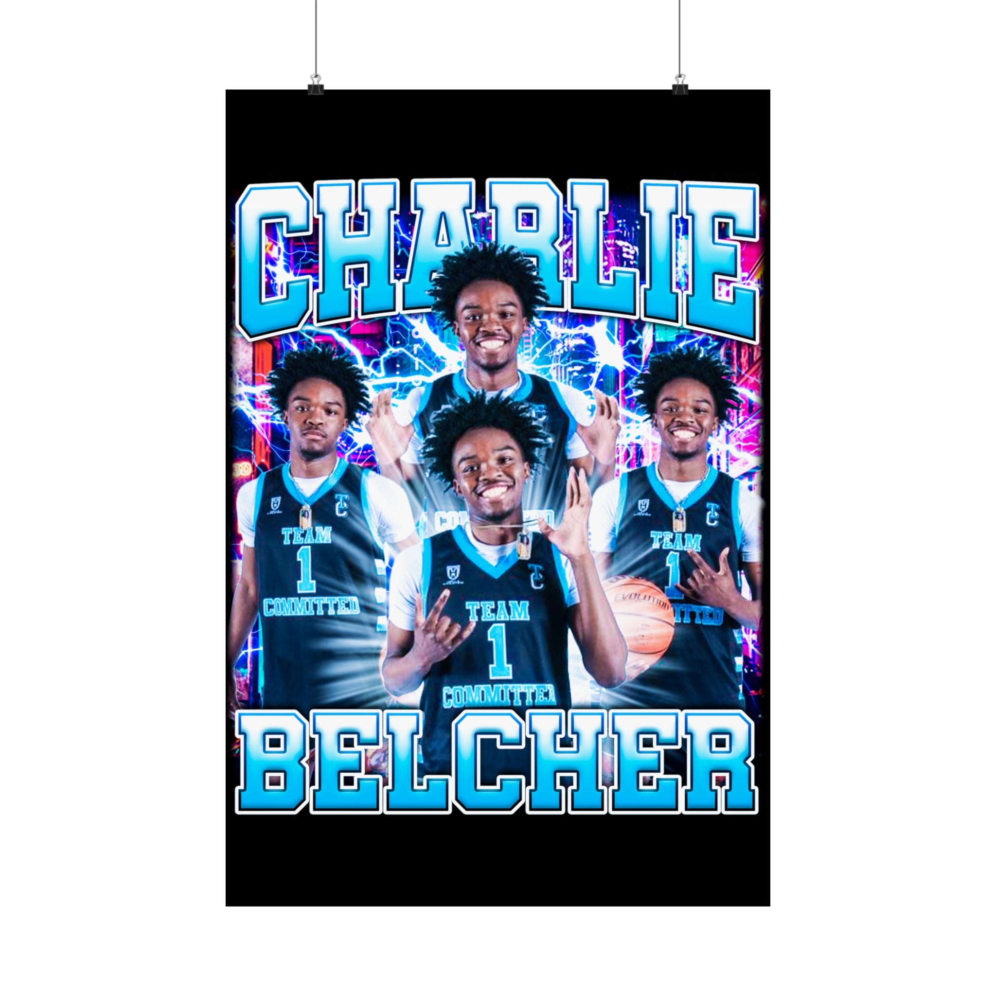 Charlie Belcher Poster 24" x 36" – Hometown Hero