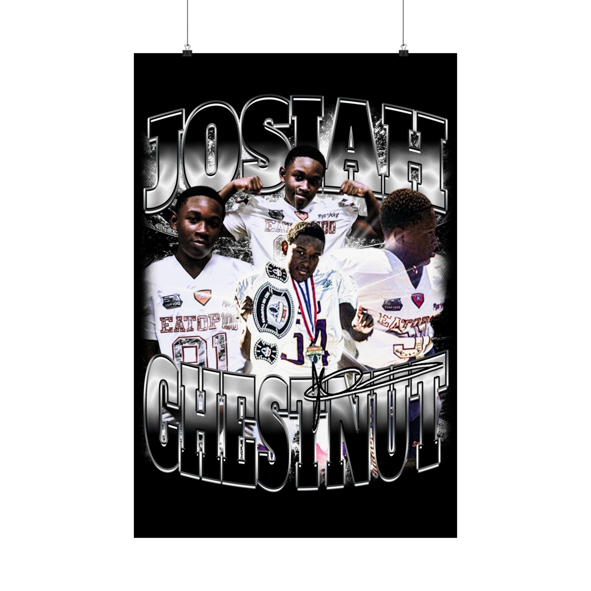 Josiah Chestnut Poster 24" x 36" – Hometown Hero