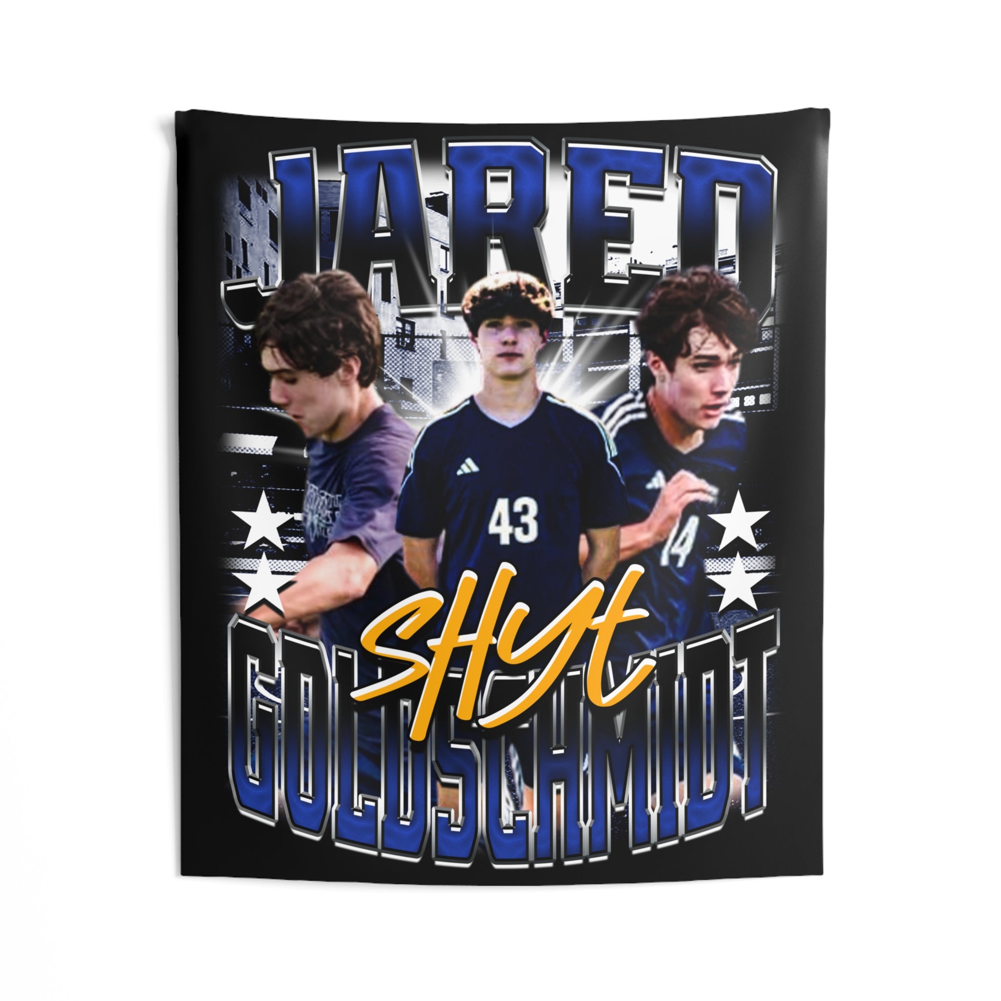Jared Goldschmidt Tapestry 50” x 60” – Hometown Hero