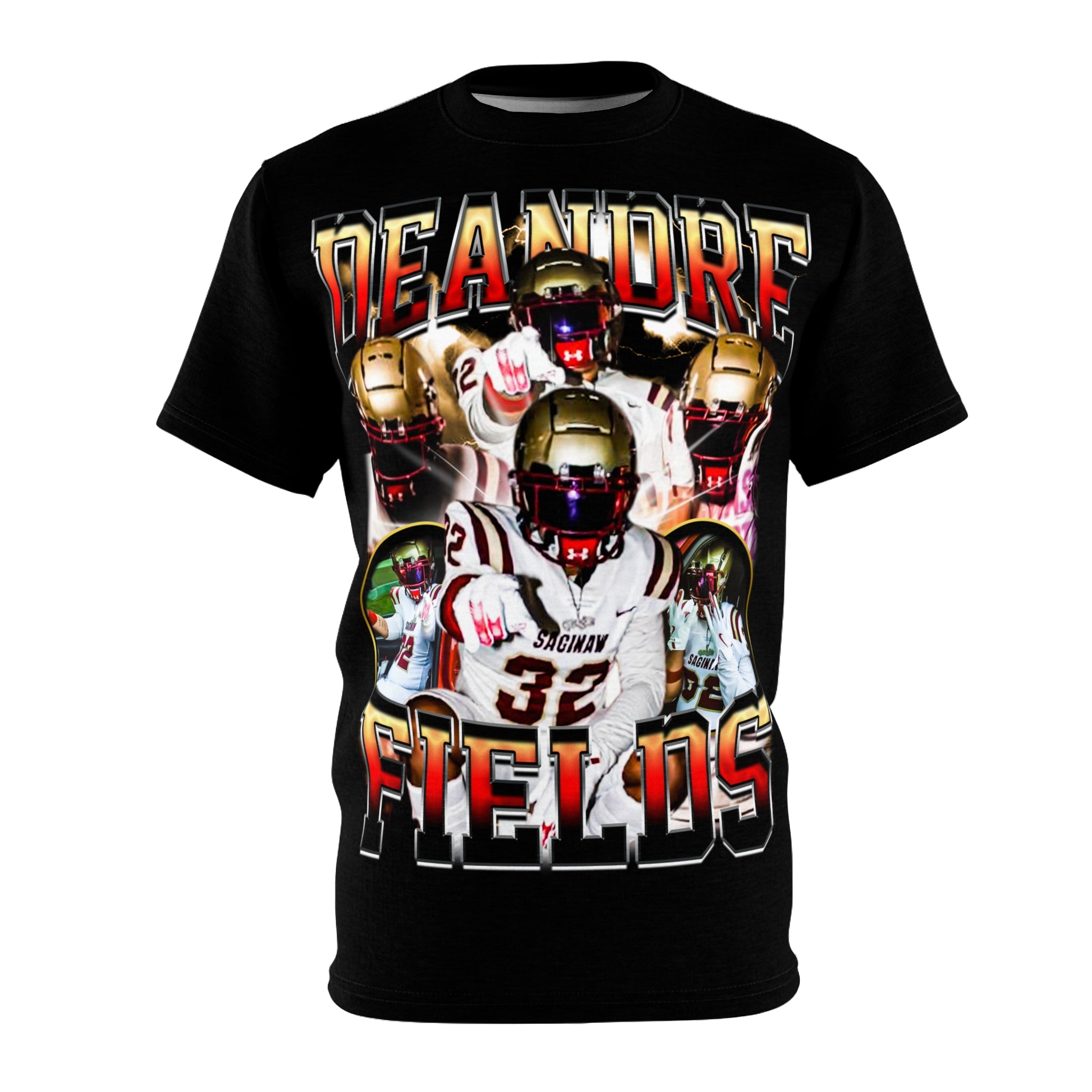 Deandre Fields Vintage Full Print Tee – Hometown Hero