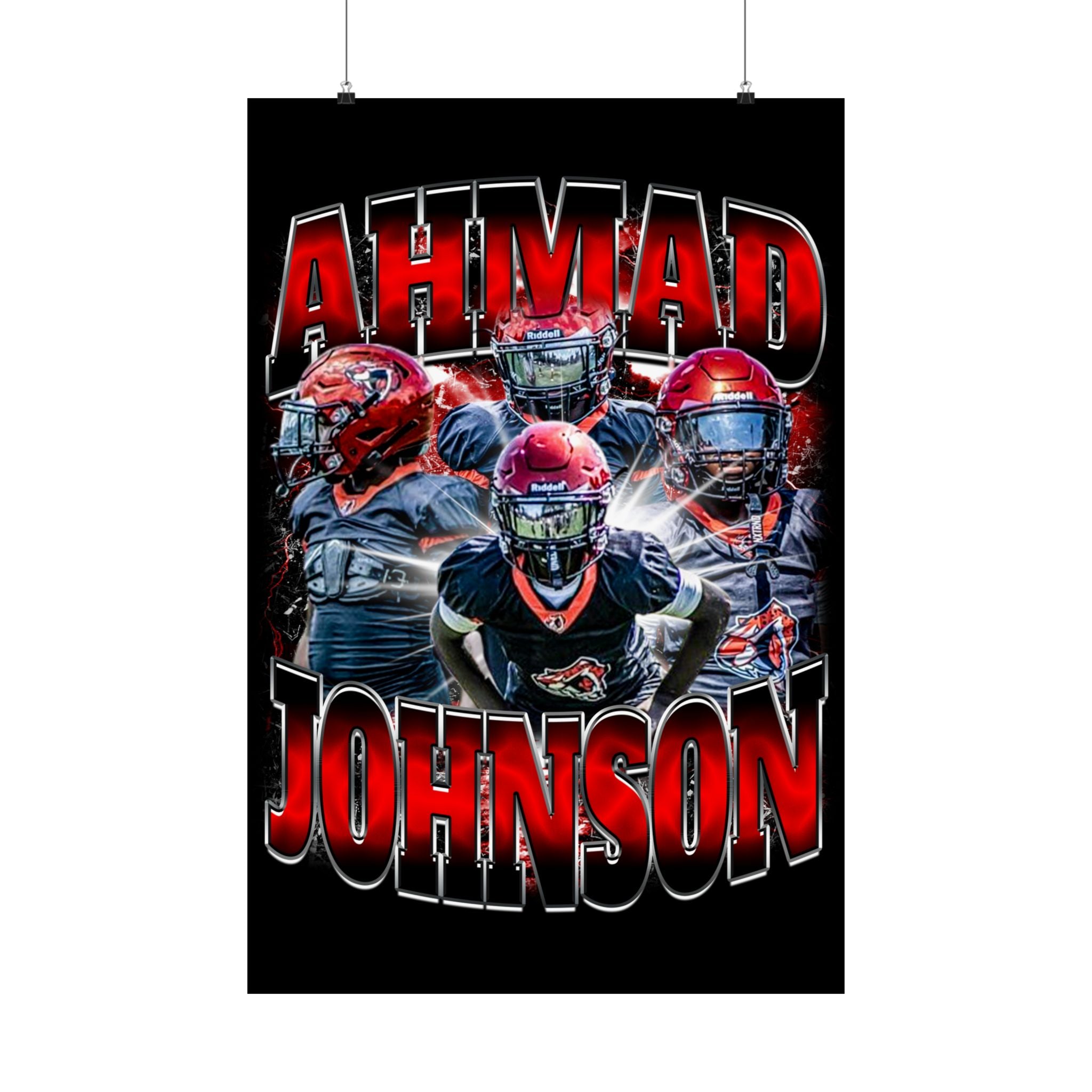 Ahmad Johnson Poster 24" x 36" – Hometown Hero