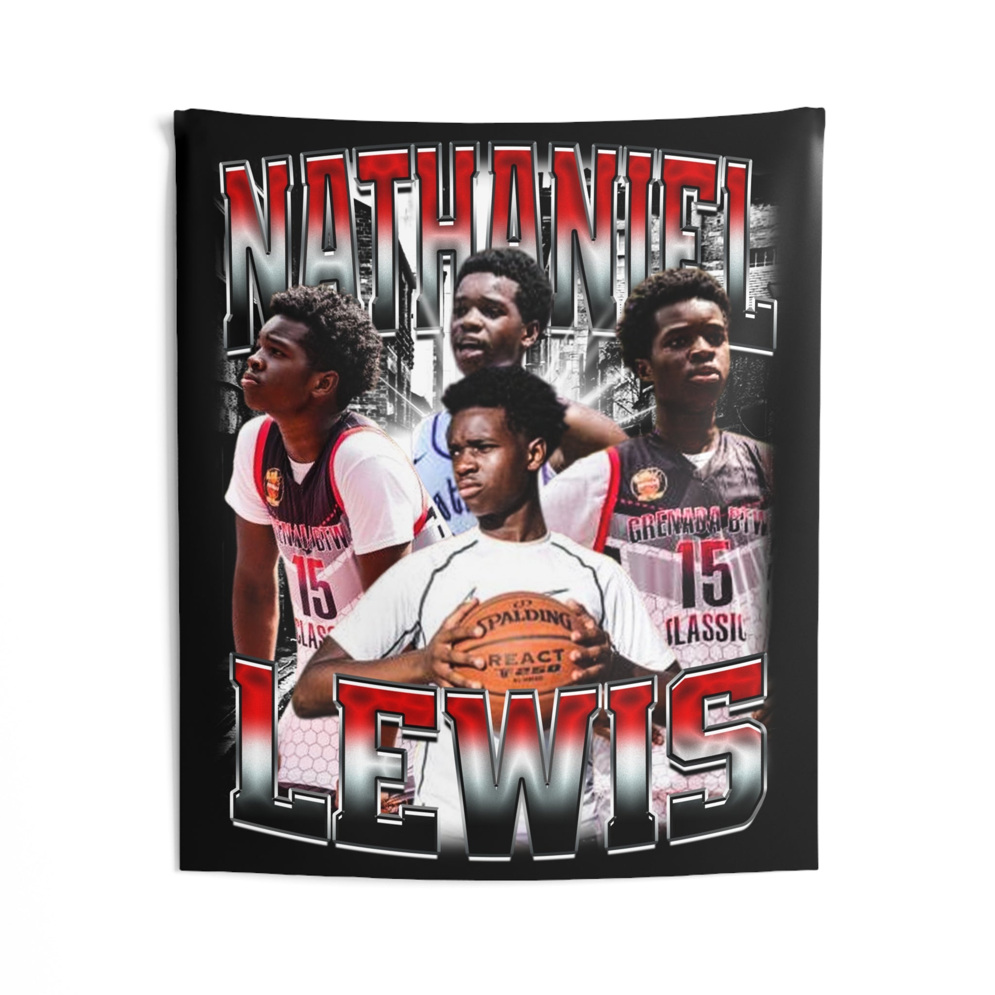 Nathaniel Lewis Tapestry 50” x 60” – Hometown Hero