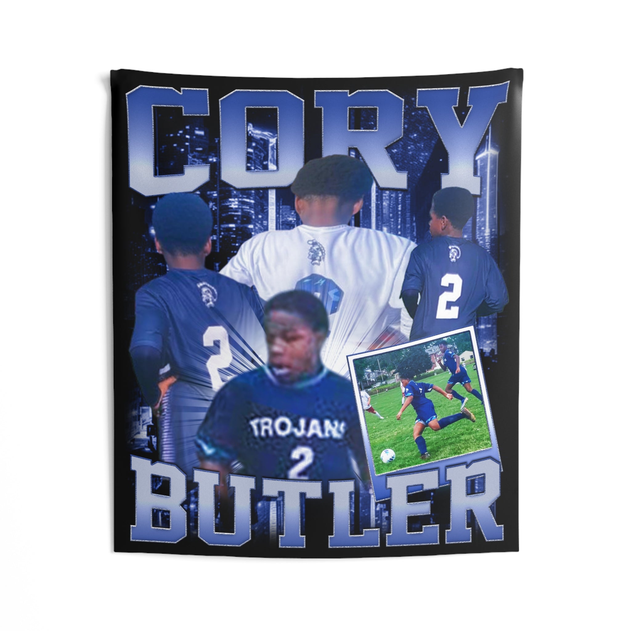 Cory Butler Tapestry 50” x 60” – Hometown Hero