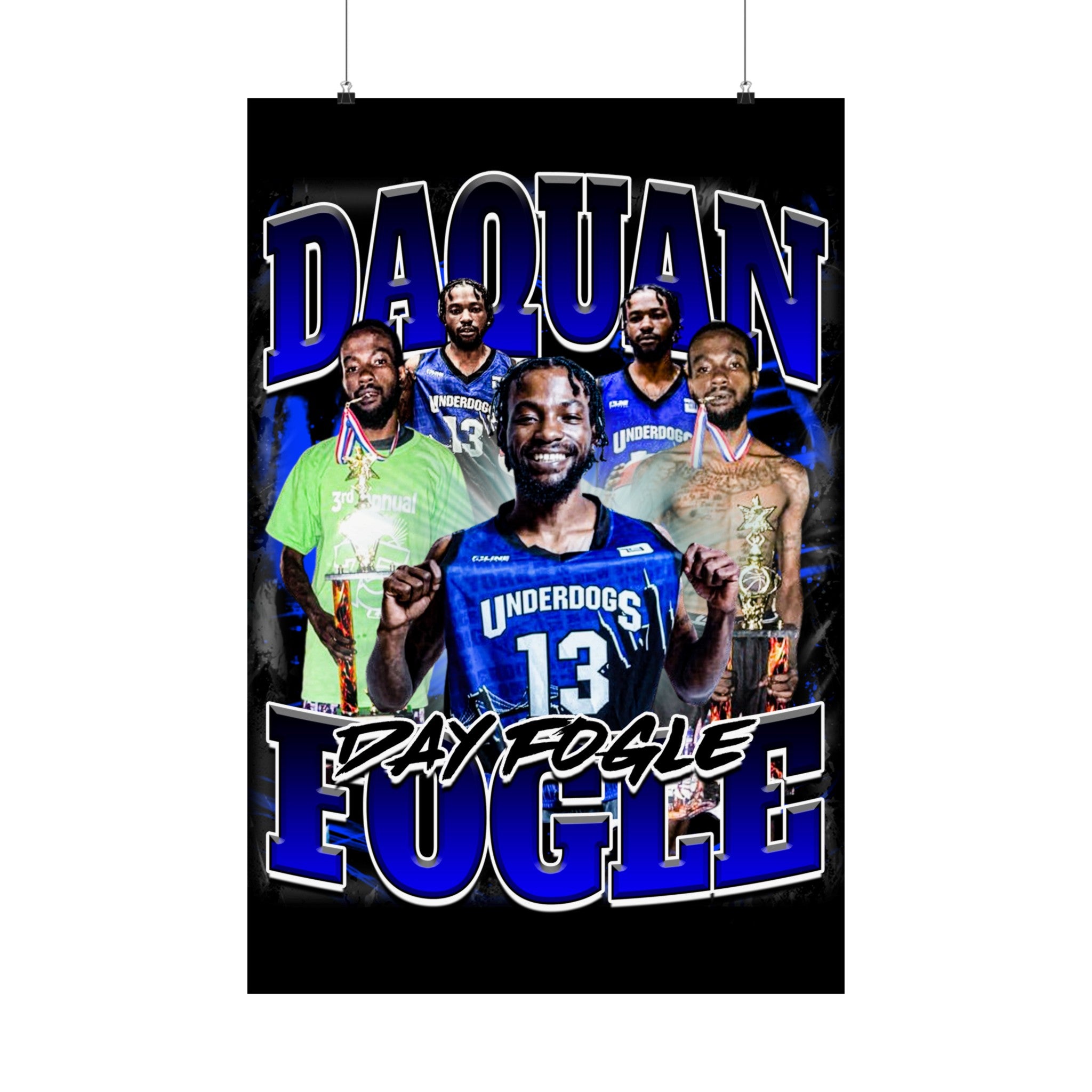 Daquan Fogle Poster 24" x 36" – Hometown Hero
