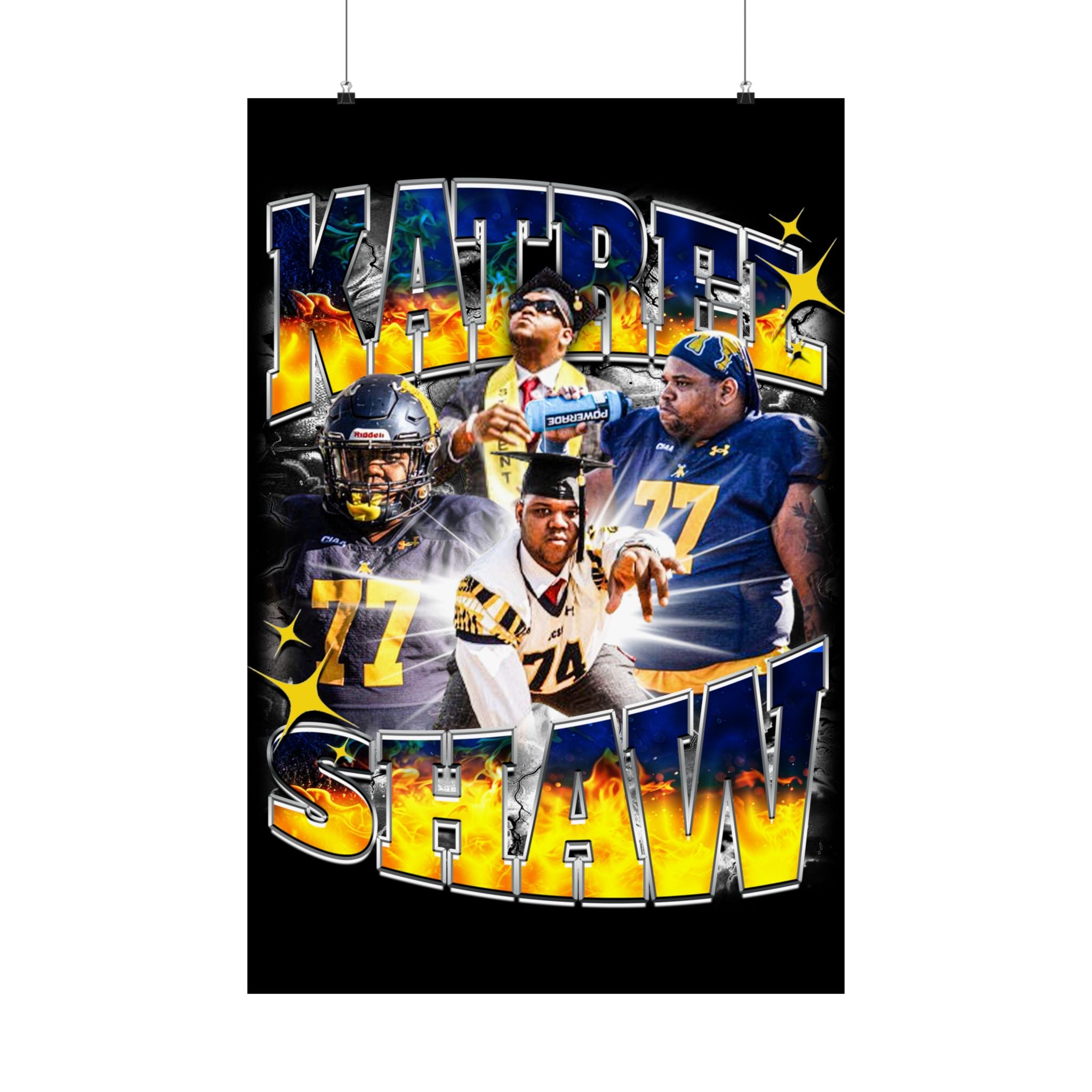 Katrel Shaw Poster 24" x 36" – Hometown Hero
