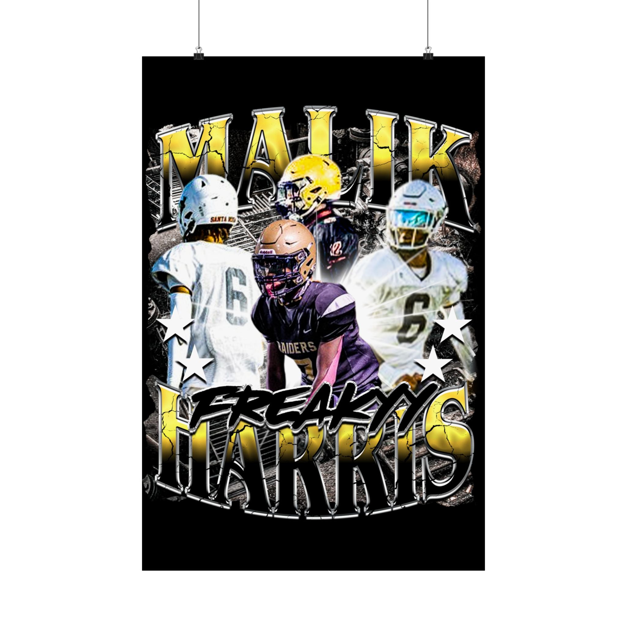 Malik Harris Poster 24" x 36" – Hometown Hero