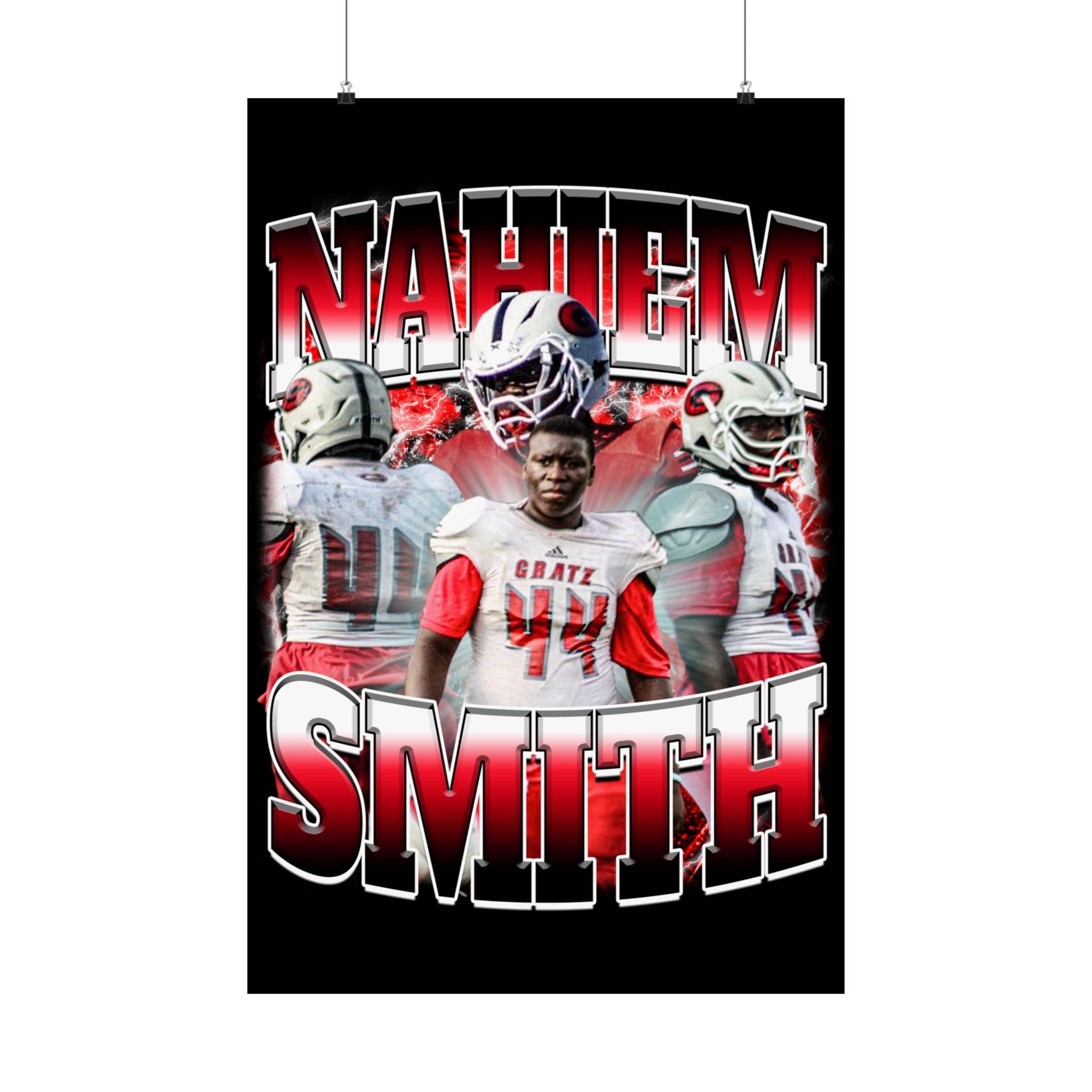 Nahiem Smith Poster 24" x 36" – Hometown Hero