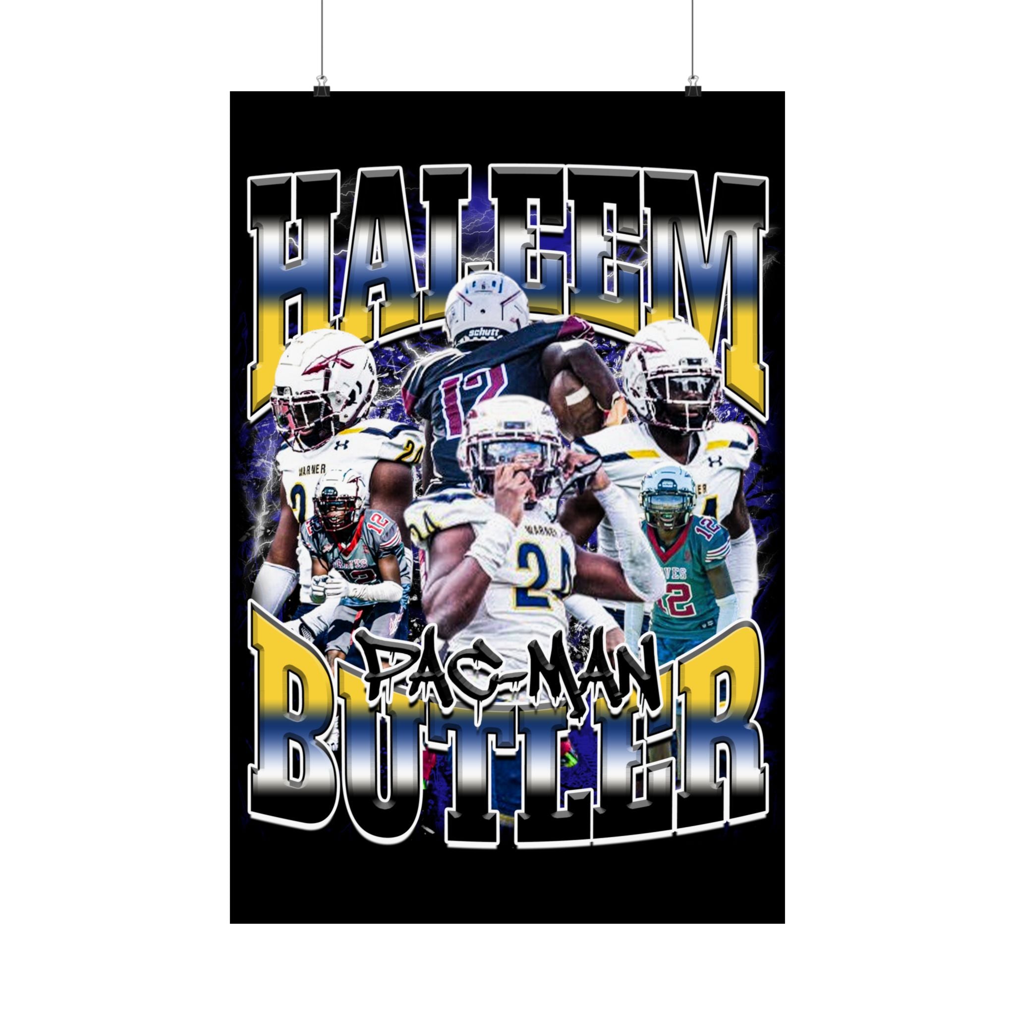 Haleem Pac-Man Butler Poster 24" x 36" – Hometown Hero