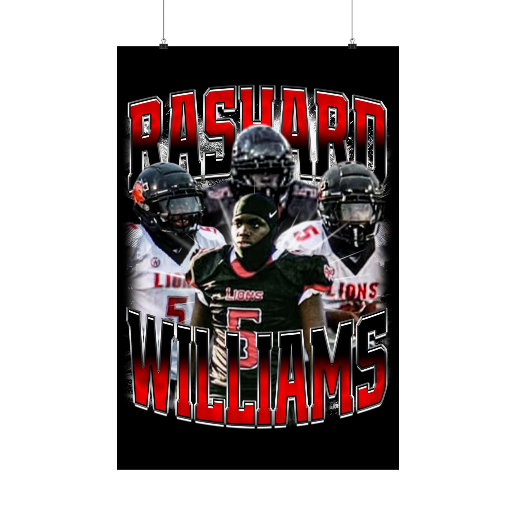 Rashard Williams Poster 24" x 36" – Hometown Hero