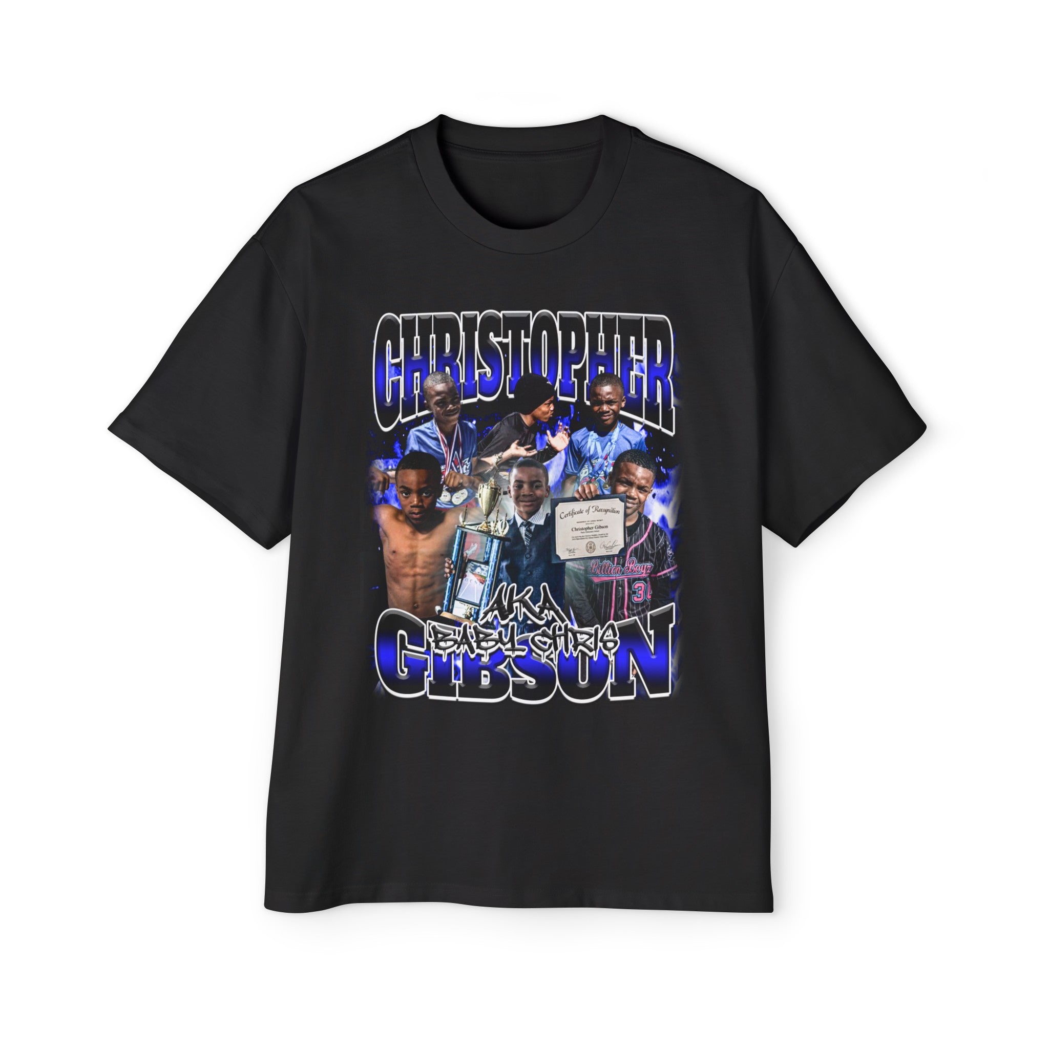 Christopher Gibson Oversized Tee – Hometown Hero
