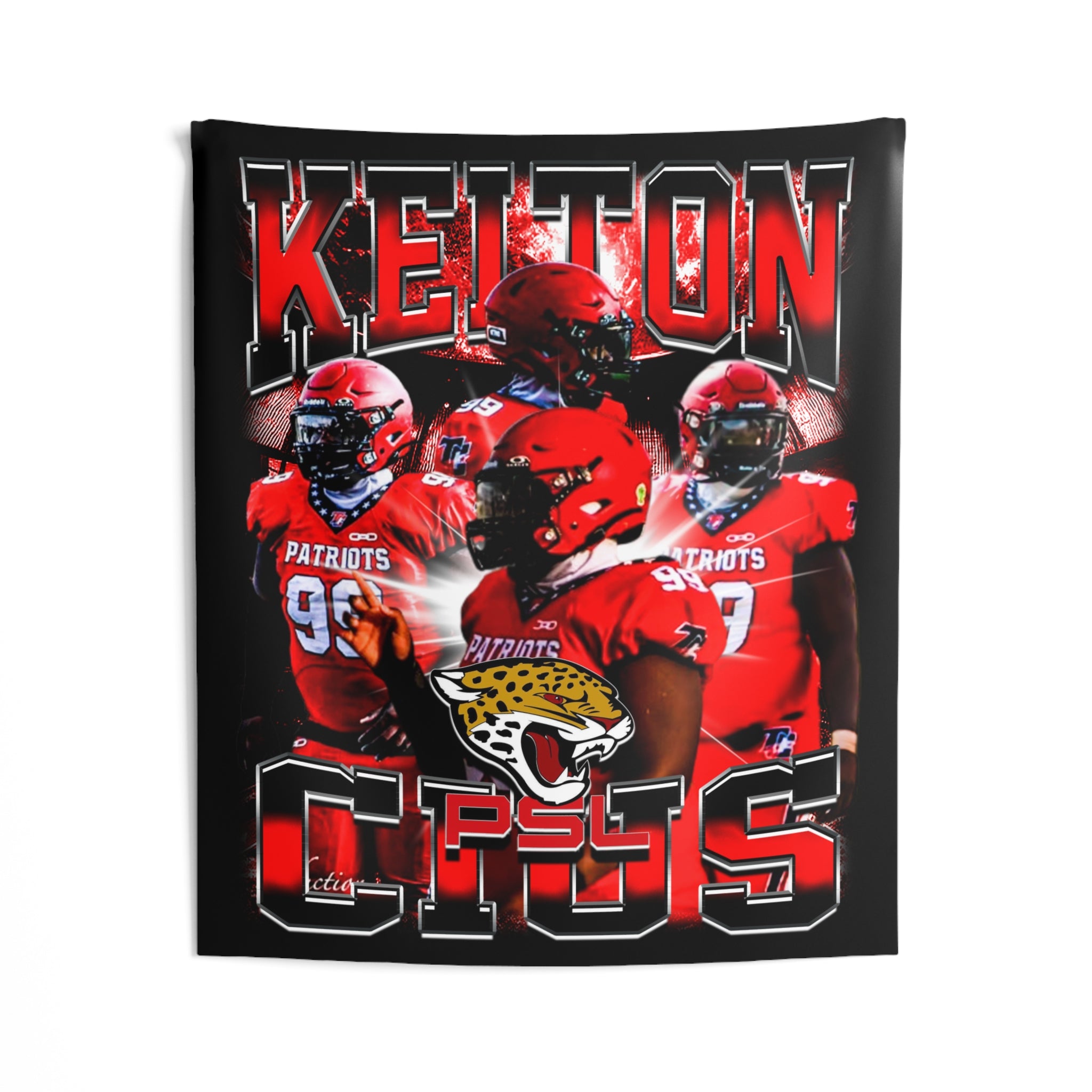 Kelton Cius Tapestry 50” x 60” – Hometown Hero