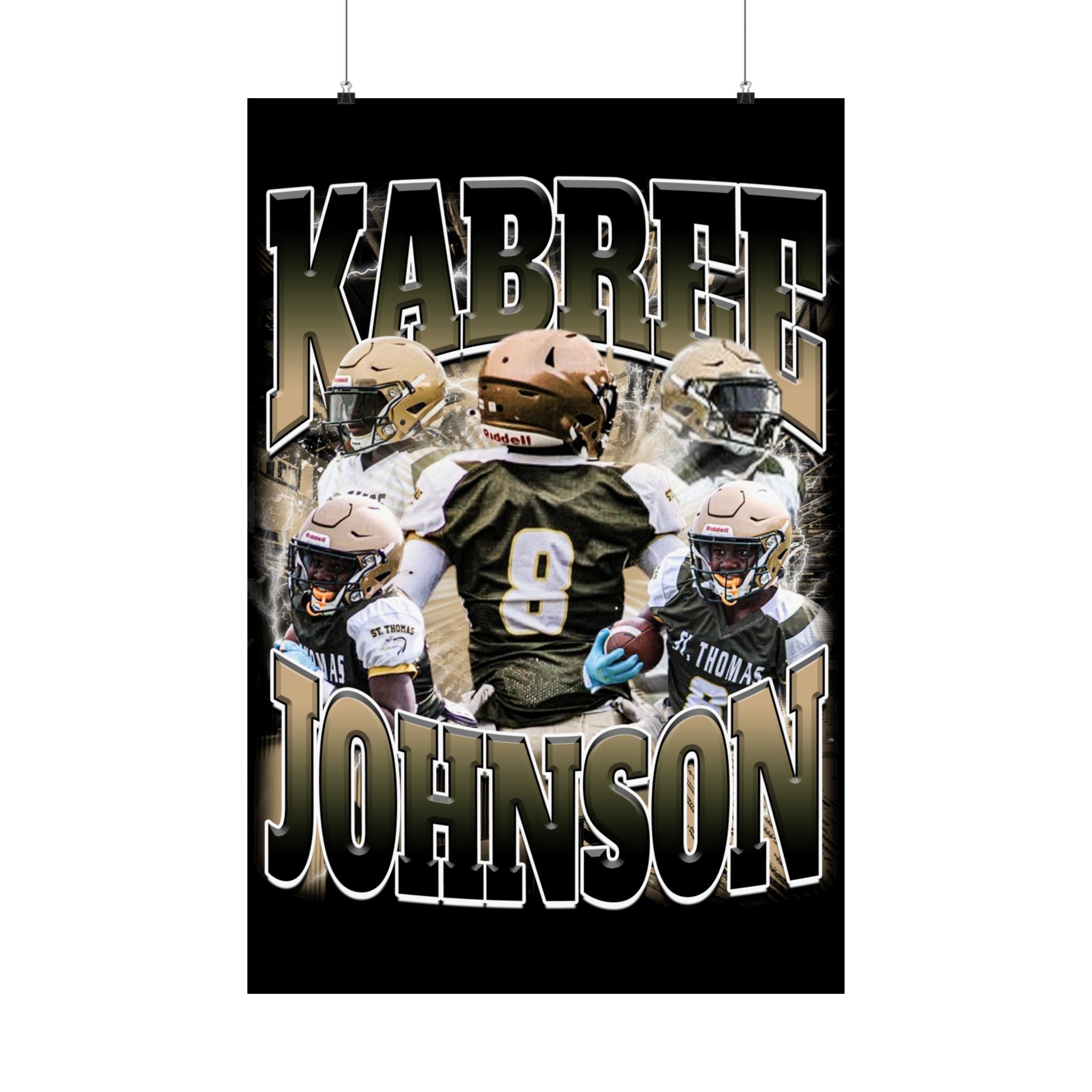 Kabree Johnson Poster 24" x 36" – Hometown Hero