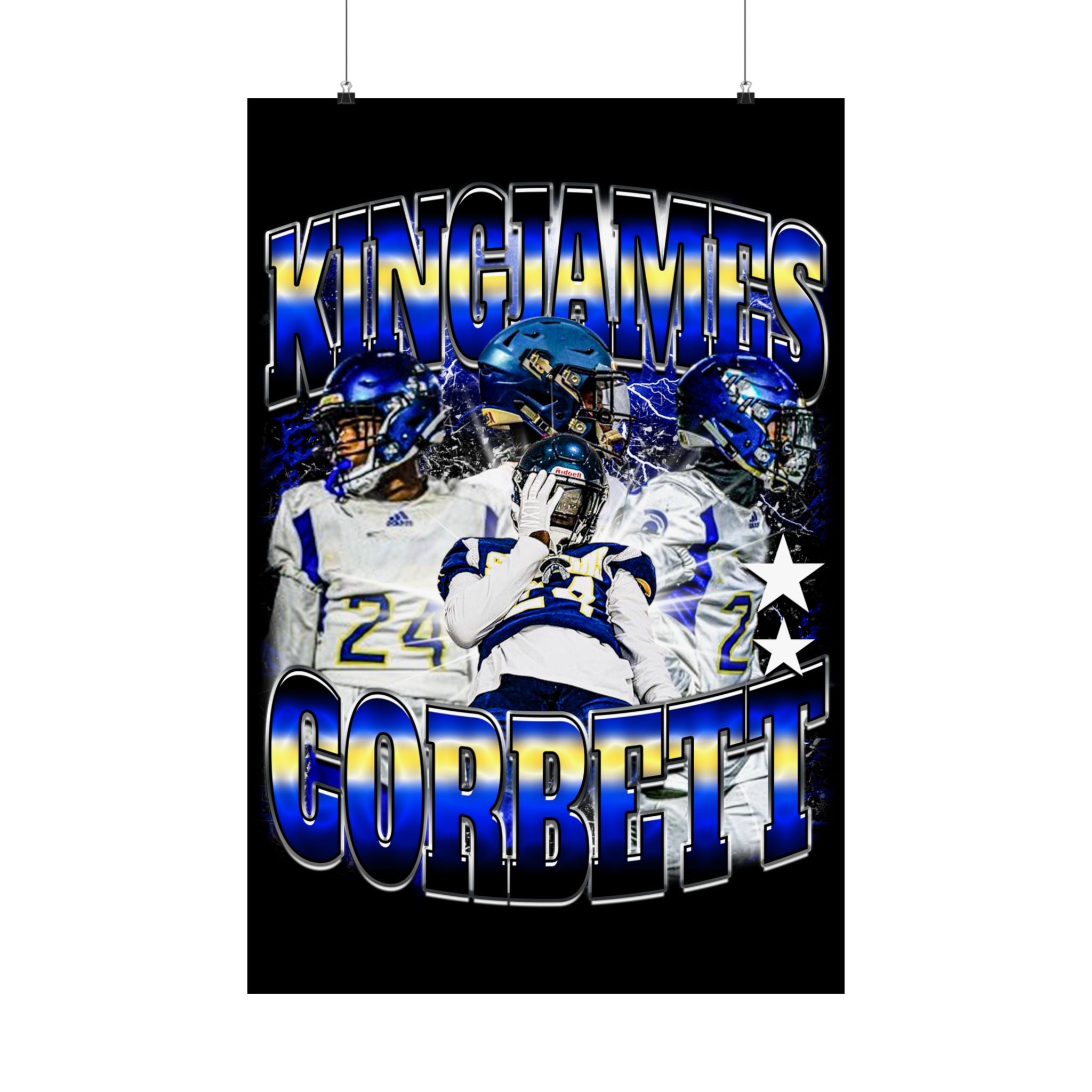 King James Corbett Poster 24" x 36" – Hometown Hero