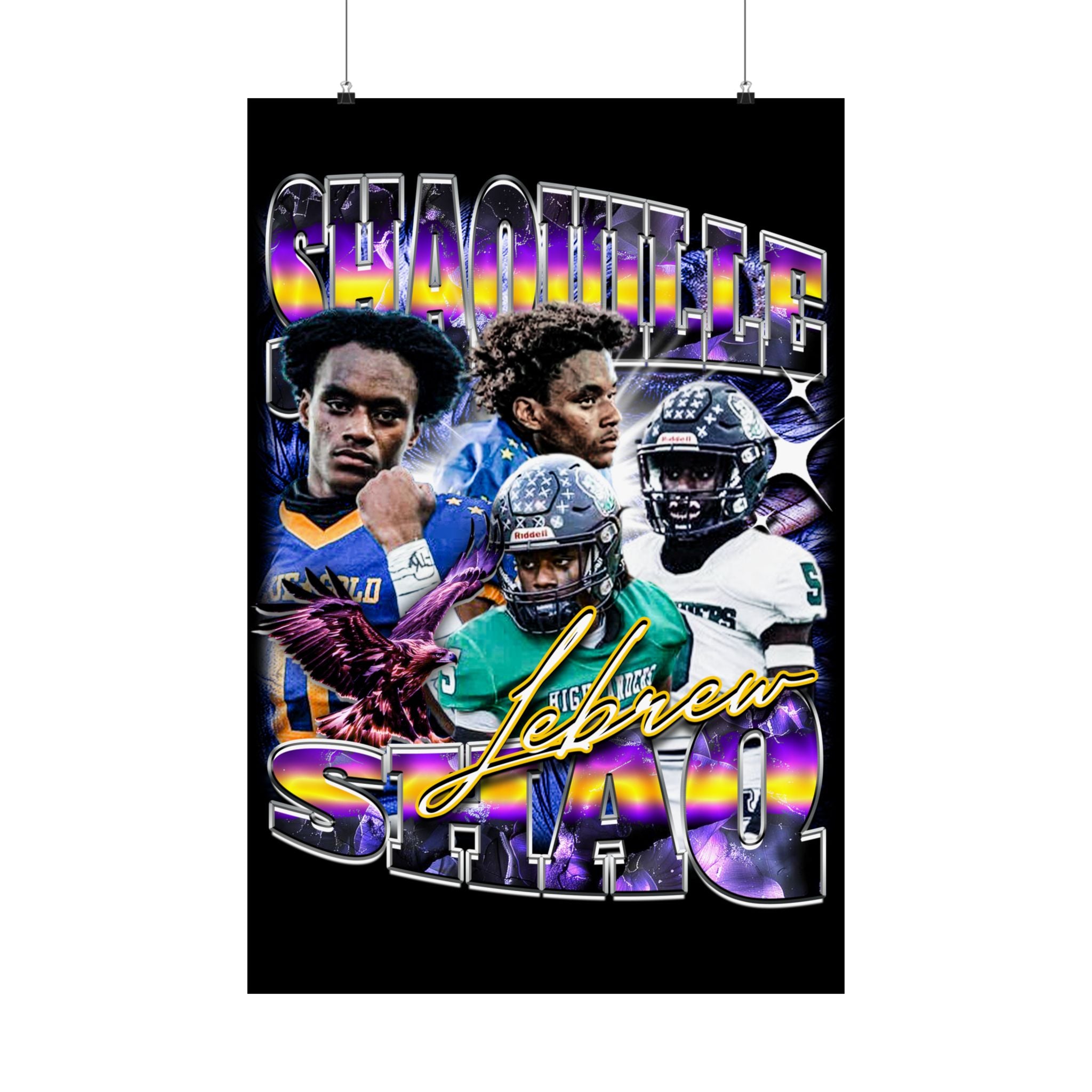 Shaquille Lebrew Shaq Poster 24" x 36" – Hometown Hero