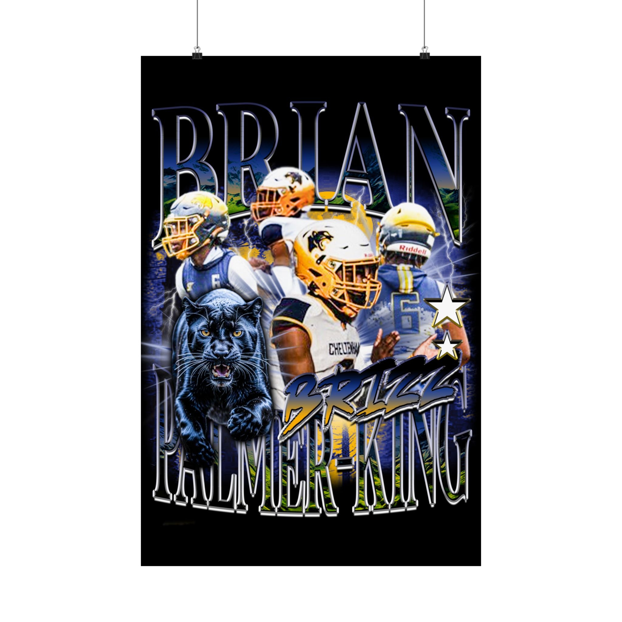 Brian Palmer King Poster 24" x 36" – Hometown Hero